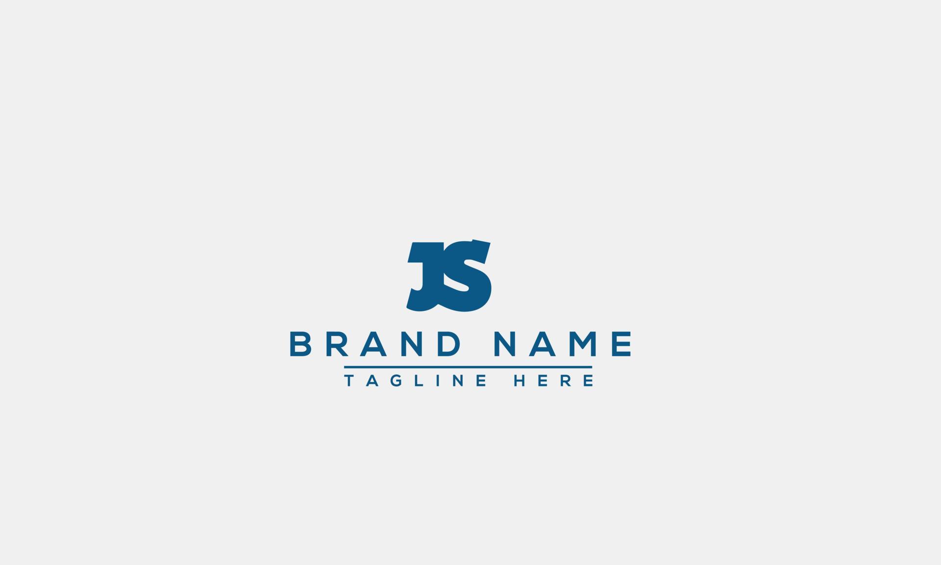 Logo design letter JS . Elegant modern. Vector template. 10483673 ...