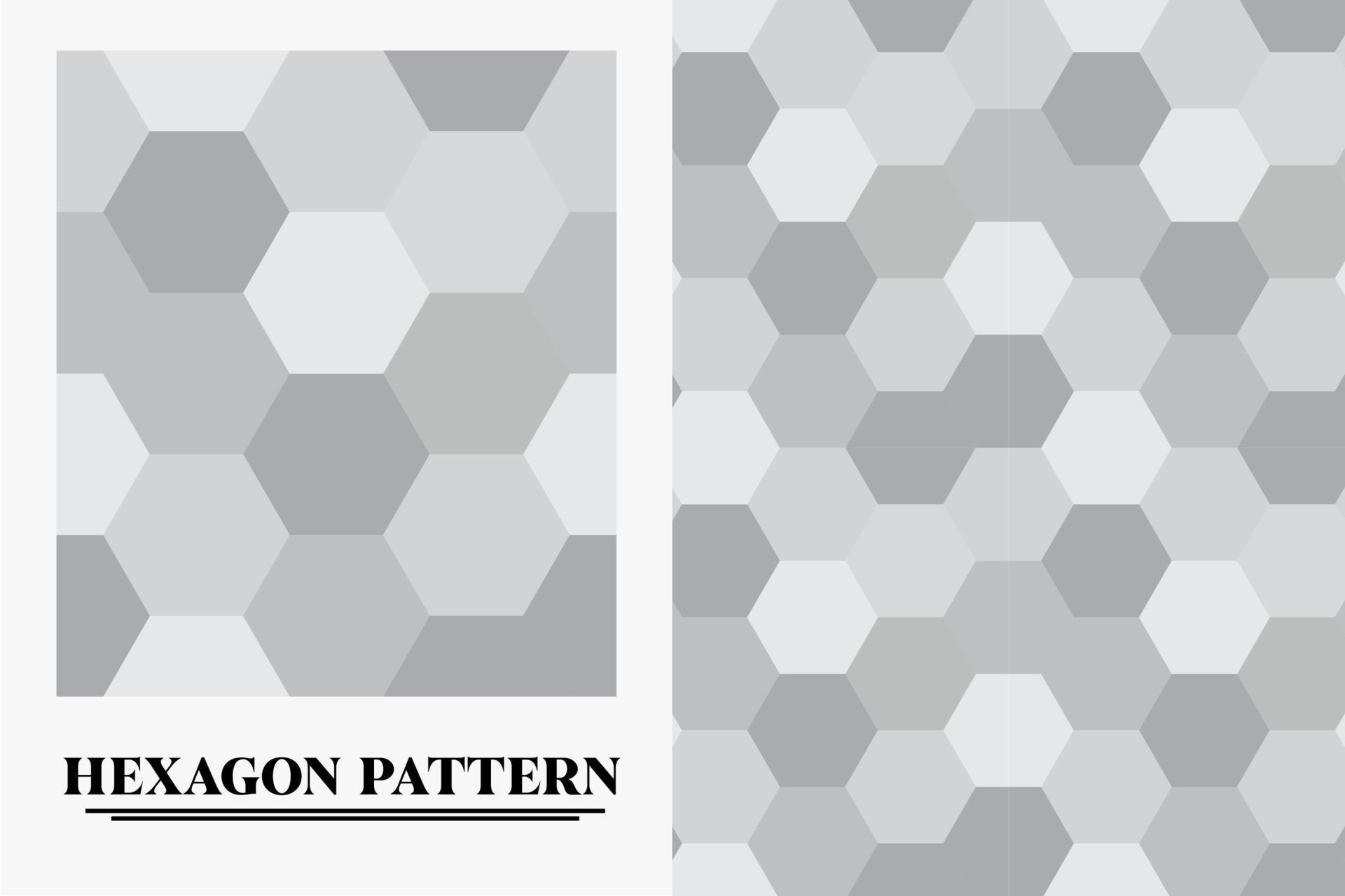 Vector of Hexagon Pattern. seamles pattern with hexagons. hexagon Free Vector 10502696 Vector ...