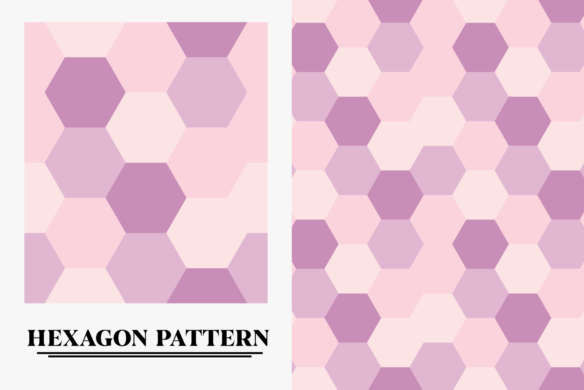Vector of Hexagon Pattern. seamles pattern with hexagons. hexagon Free ...