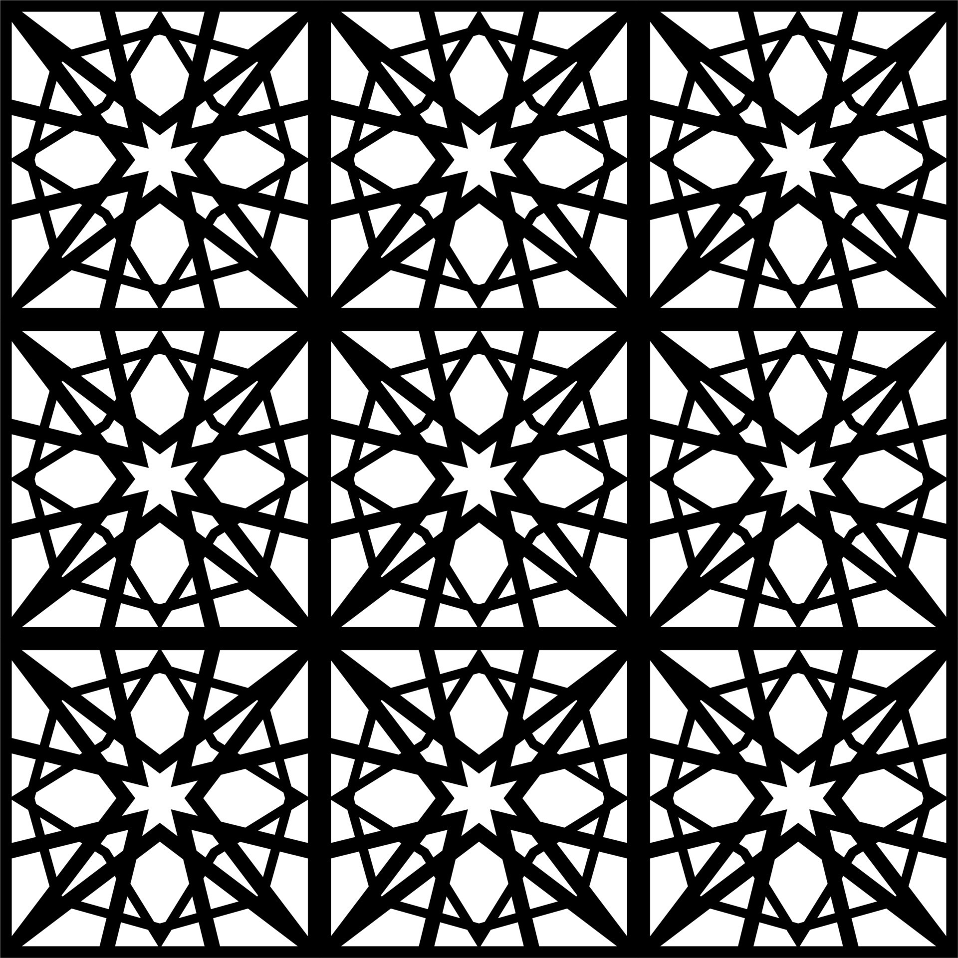 Geometric Seamless Patterns Background Design Black Abstract Line Art Pattern For Wallpaper