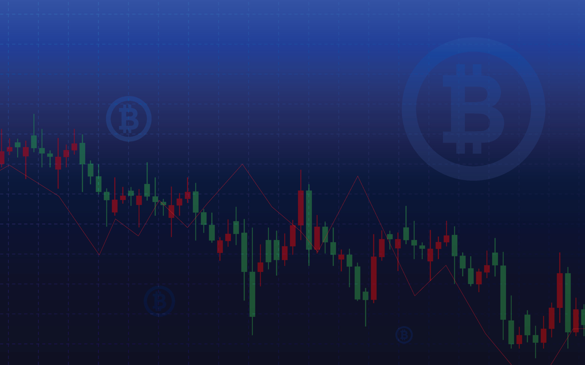 Light And Dark Background Bitcoin Crypto Currency Illustration Vector For Page Logo Card