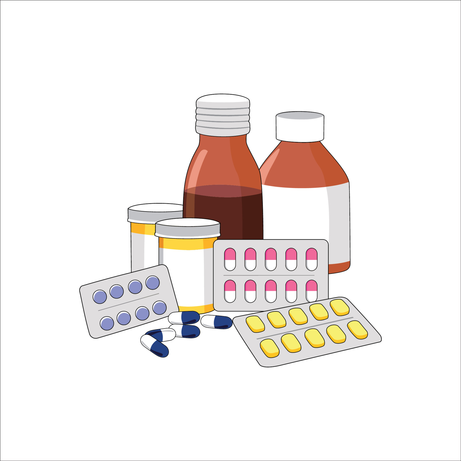 medicine vector illustration. pills, tablet, capsule for health care ... medicine vector illustration. pills, tablet, capsule for health care ...