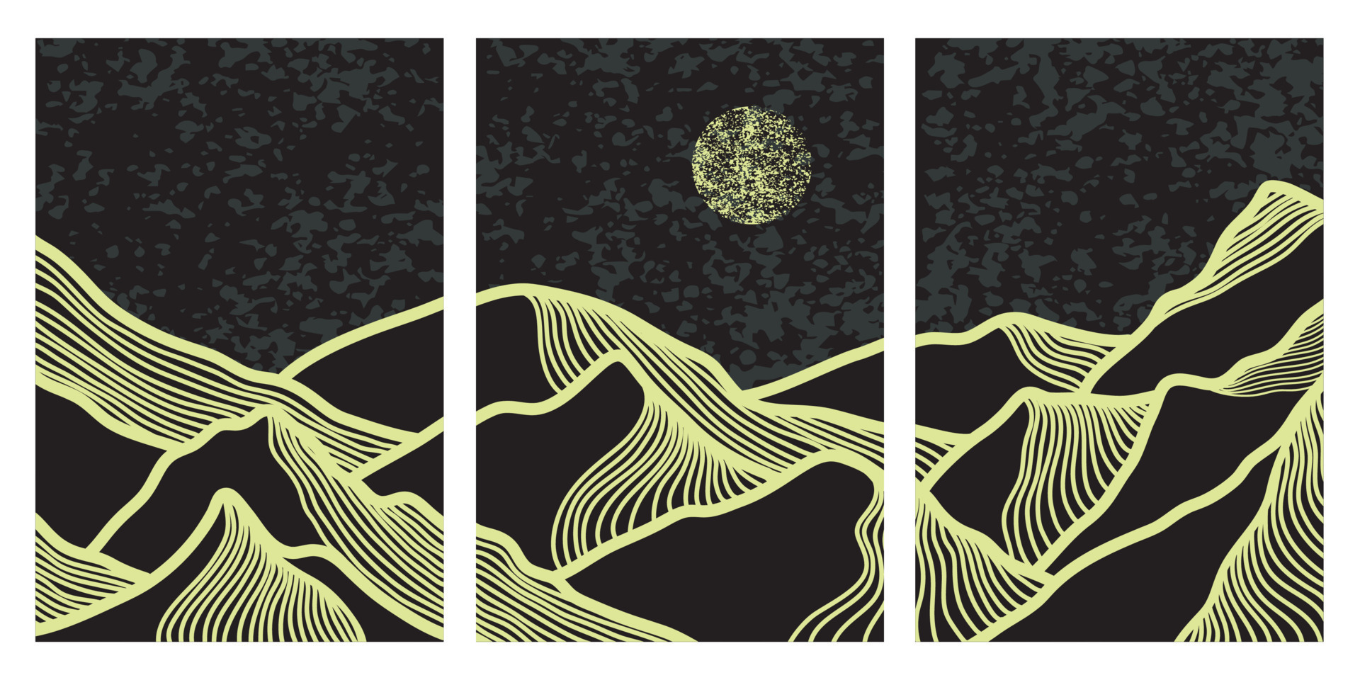 Japanese Background With Line Wave Pattern Vector Abstract Template With Geometric Pattern