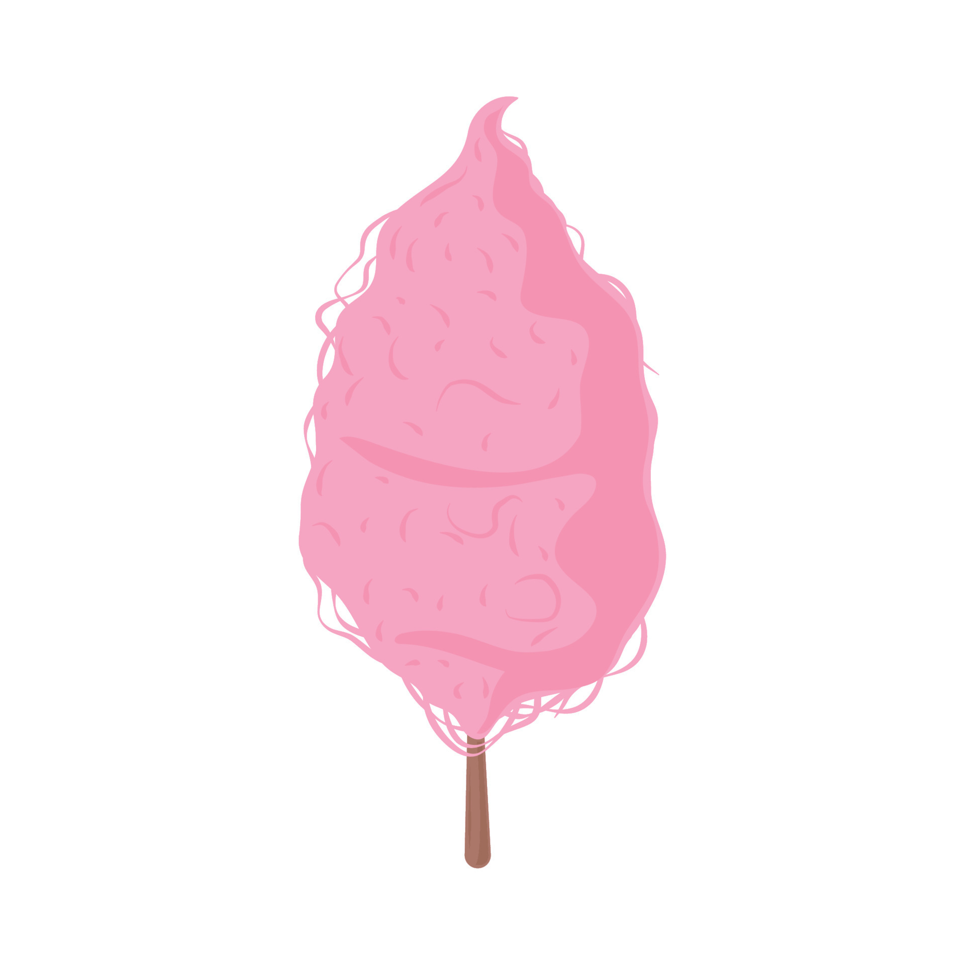 Candy Cotton In Stick 10507338 Vector Art At Vecteezy