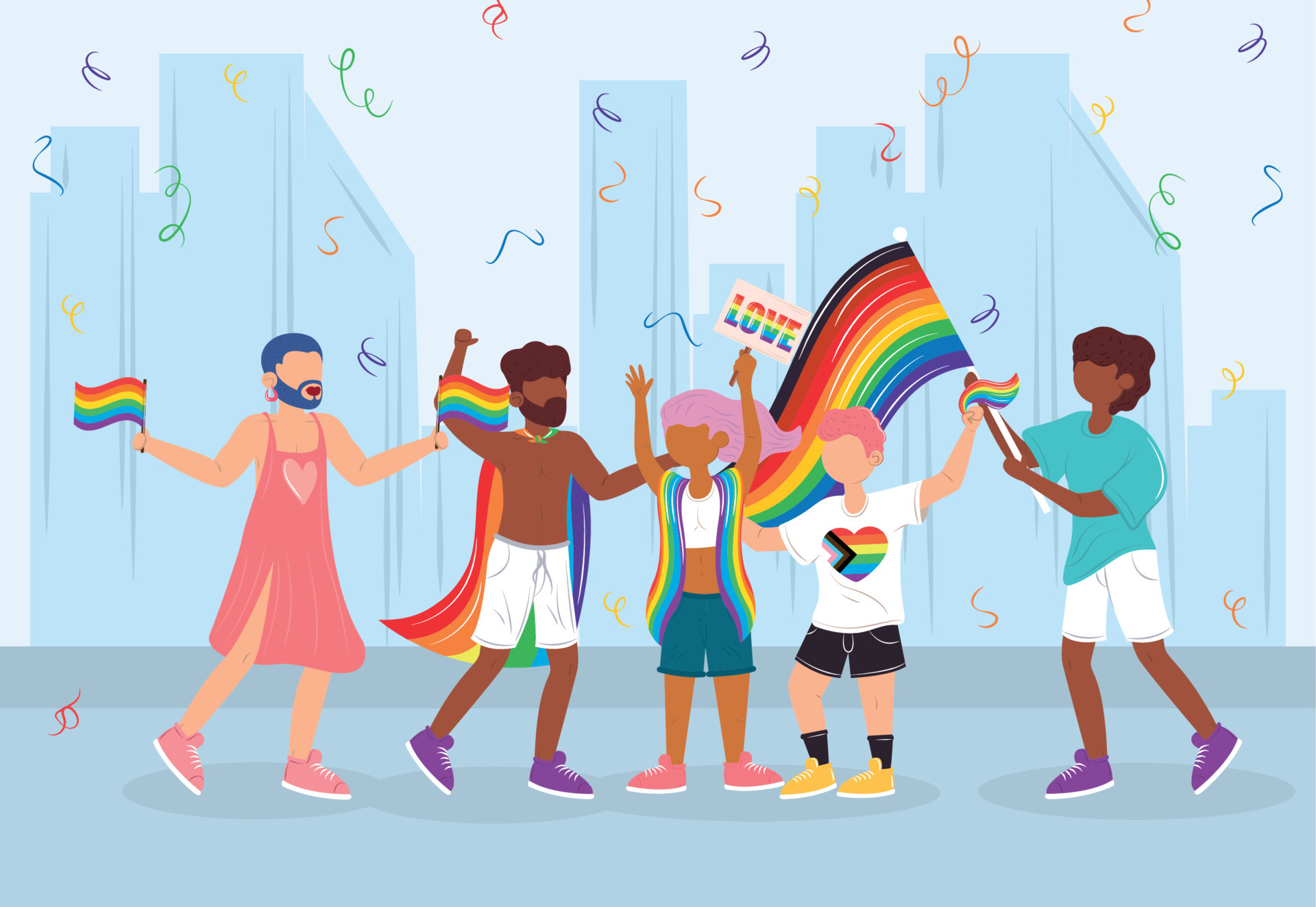 pride lgbt month celebration 10507461 Vector Art at Vecteezy