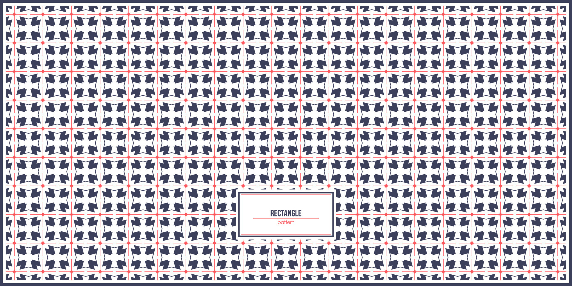 rectangle shape pattern with red line 10510317 Vector Art at Vecteezy