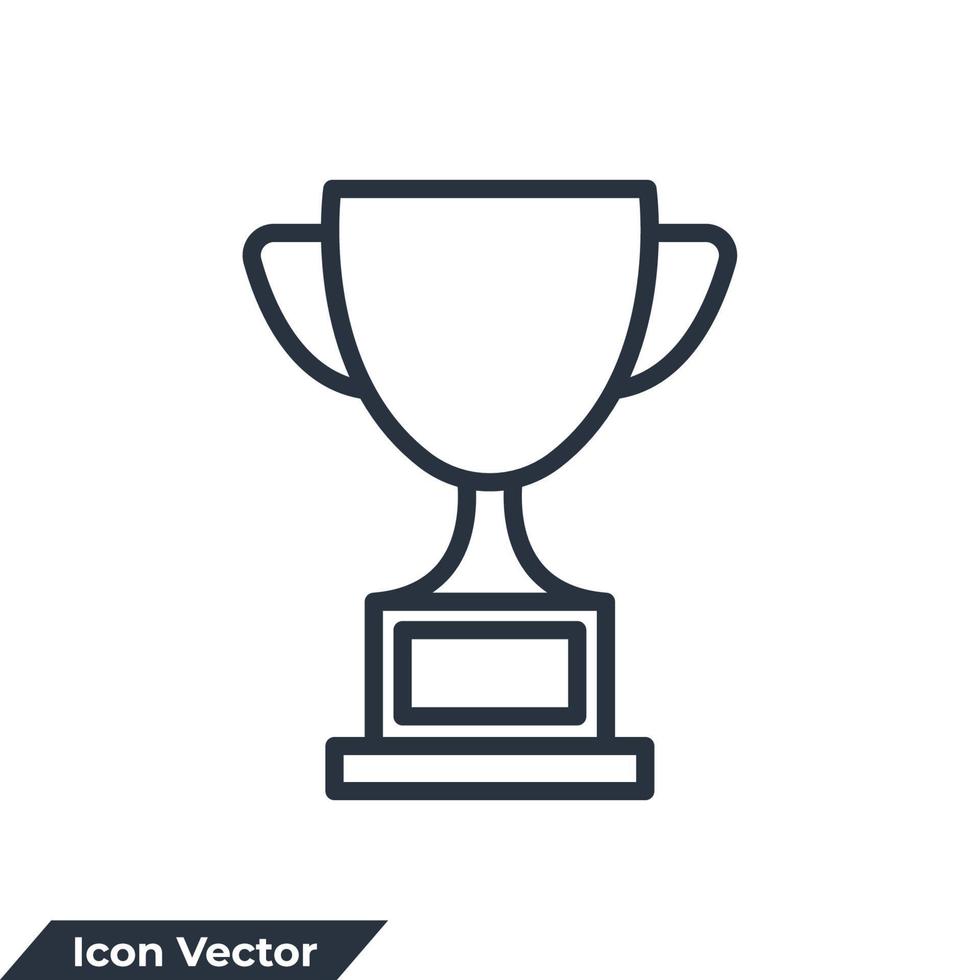 Trophy cup icon logo vector illustration. winner champion's cup symbol ... Trophy cup icon logo vector illustration. winner champion's cup symbol ...