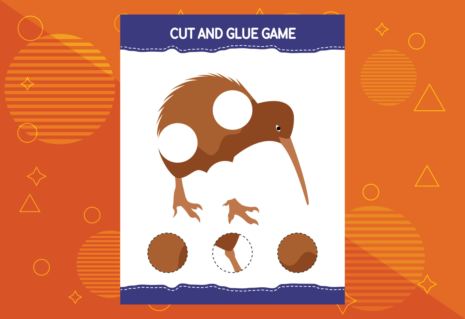 Cut And Glue Game For Kids With Birds Cutting Practice For cut-and-glue-game-for-kids-with-birds-cutting-practice-for