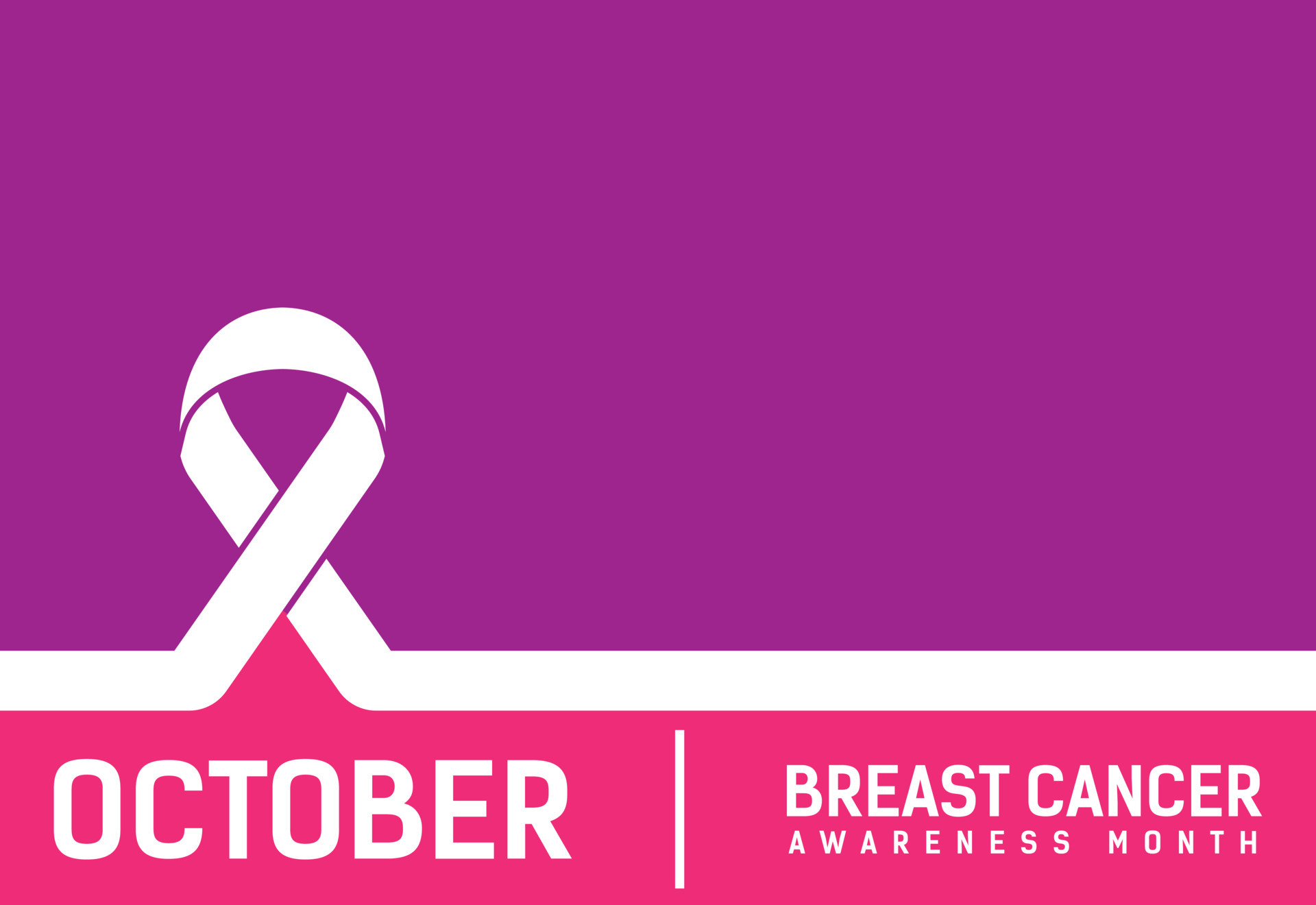 Breast Cancer Day October Is Breast Cancer Awareness Month Vector