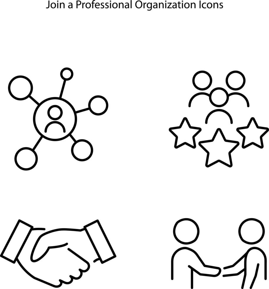 unirse al conjunto de iconos de organización profesional. desarrollo ... unirse al conjunto de iconos de organización profesional. desarrollo ...
