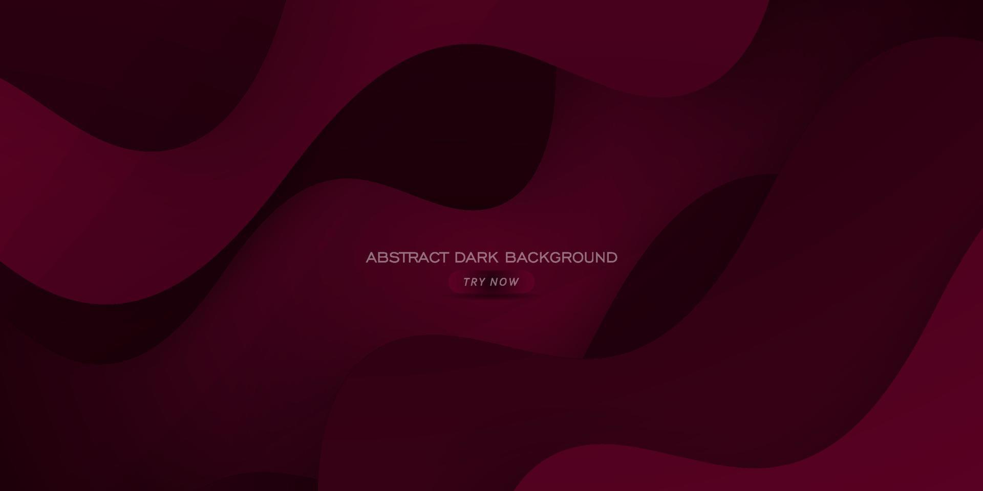 Abstract Dark Red Wavy Background With Gradient Soft Color On Background Eps10 Vector 10519033