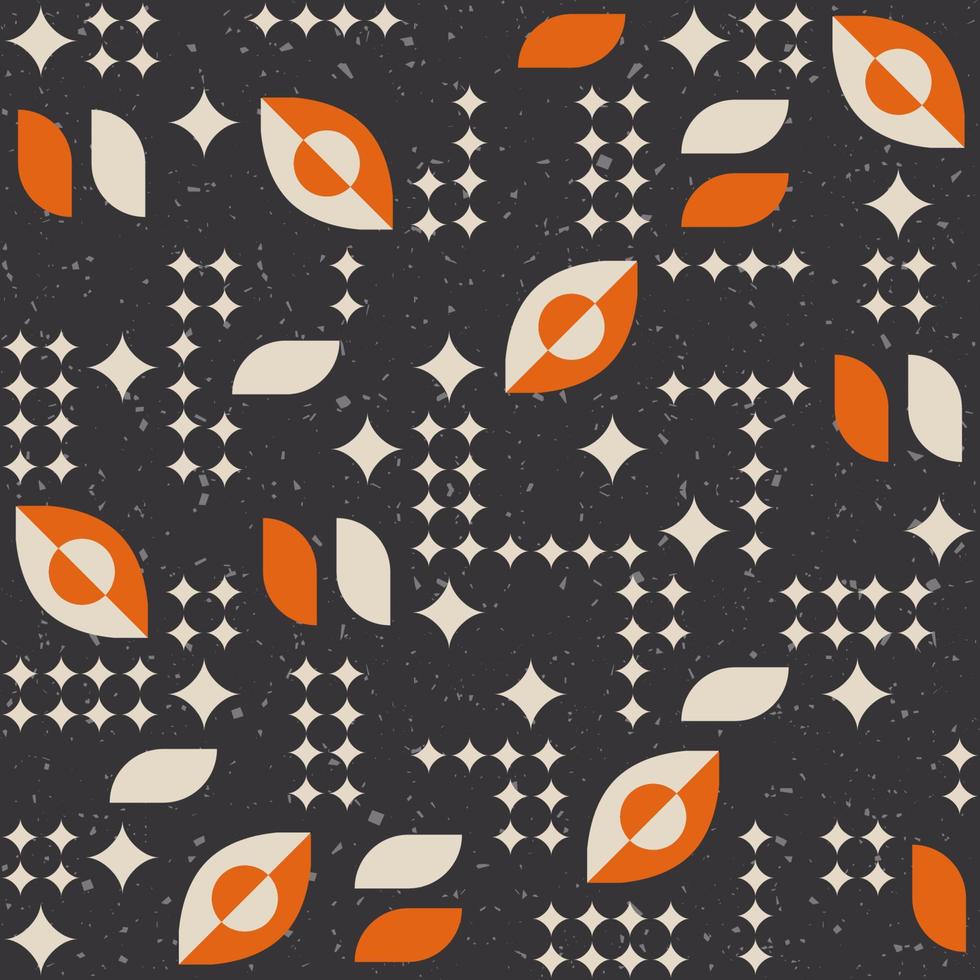 Abstract geometric pattern with simple shapes of different size. Vector ...