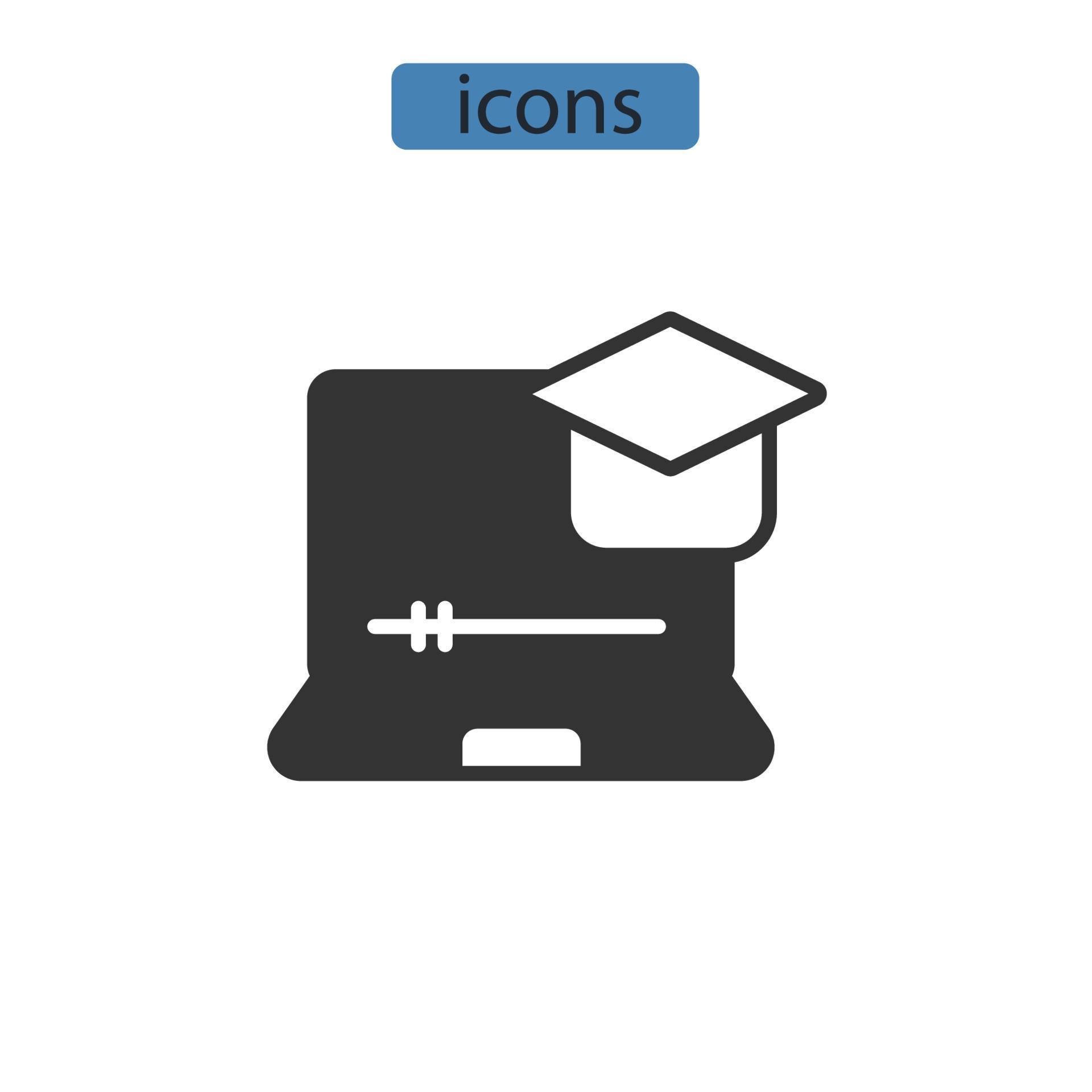 E-learning icons symbol vector elements for infographic web 10519381 ...