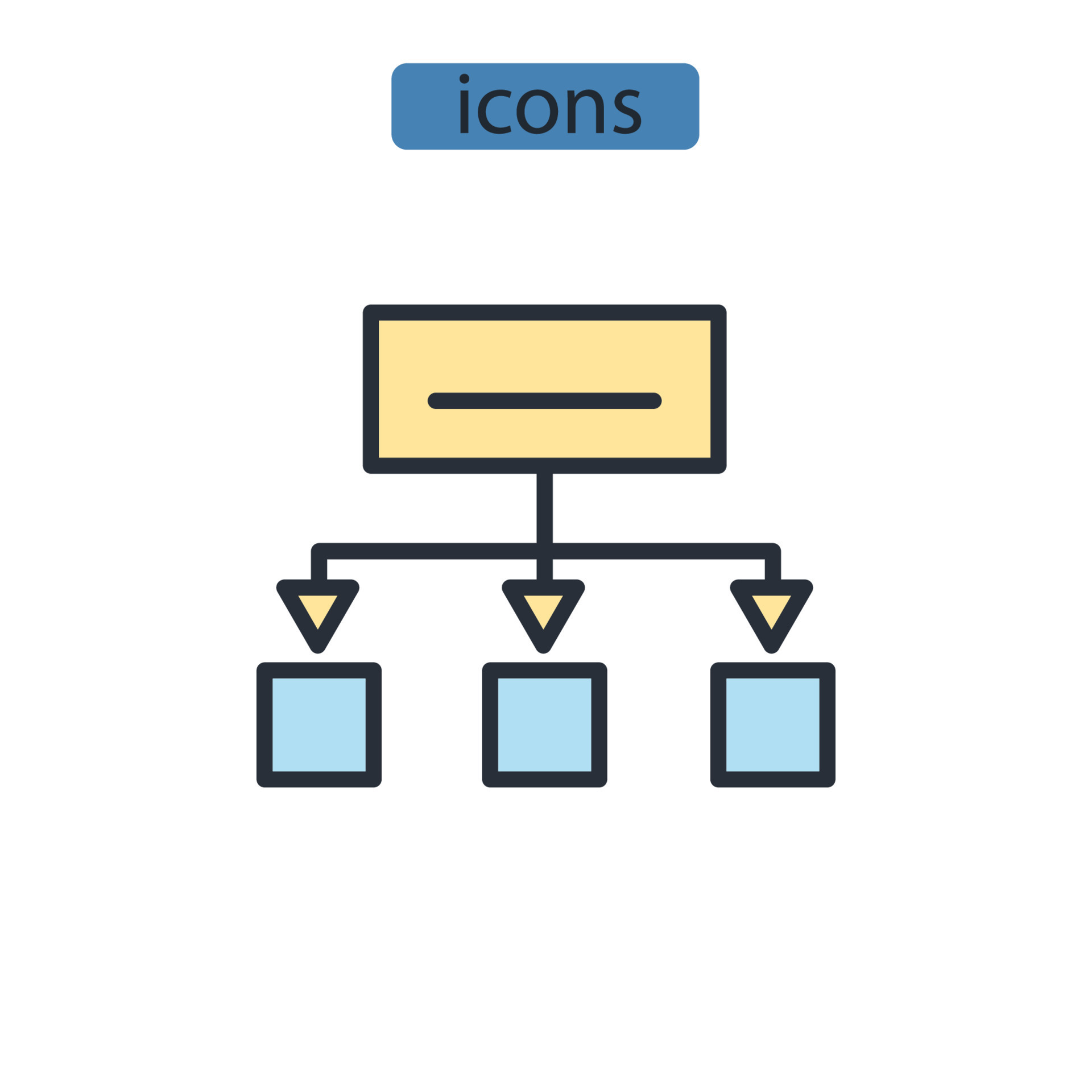 Clustering icons symbol vector elements for infographic web 10519951 ...