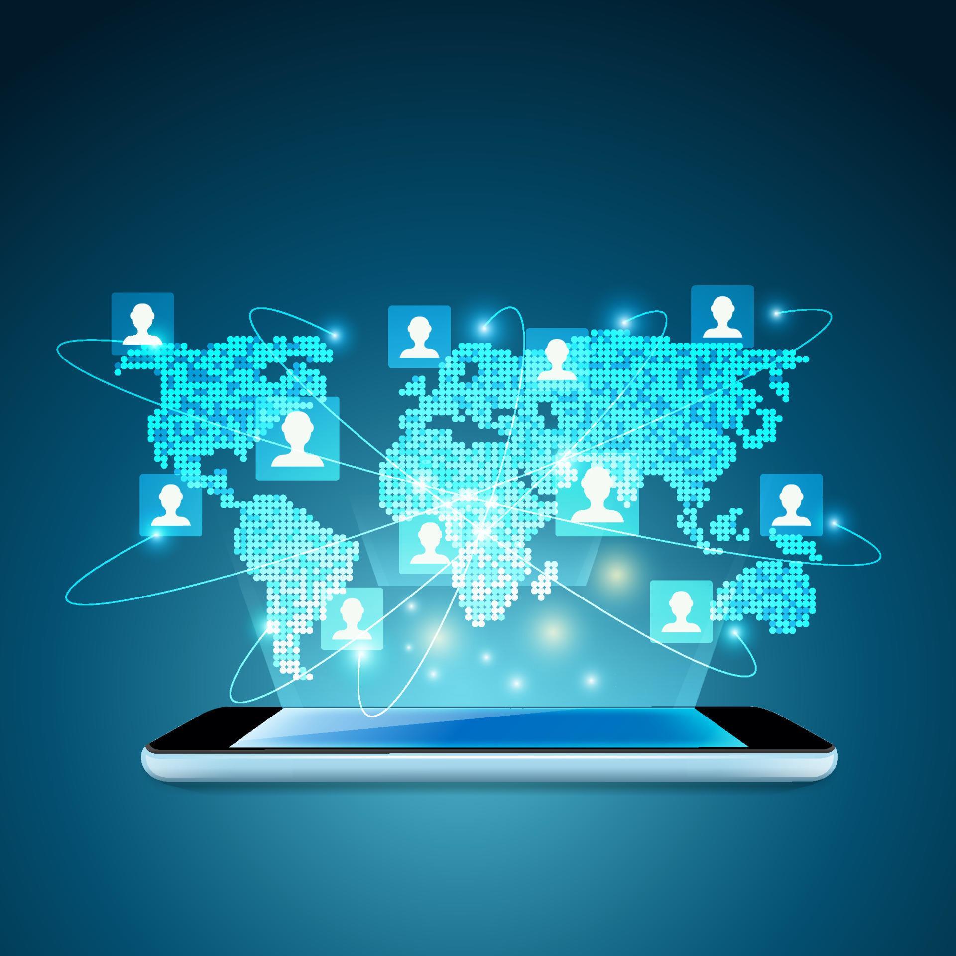 mobile technology application 10520062 Vector Art at Vecteezy