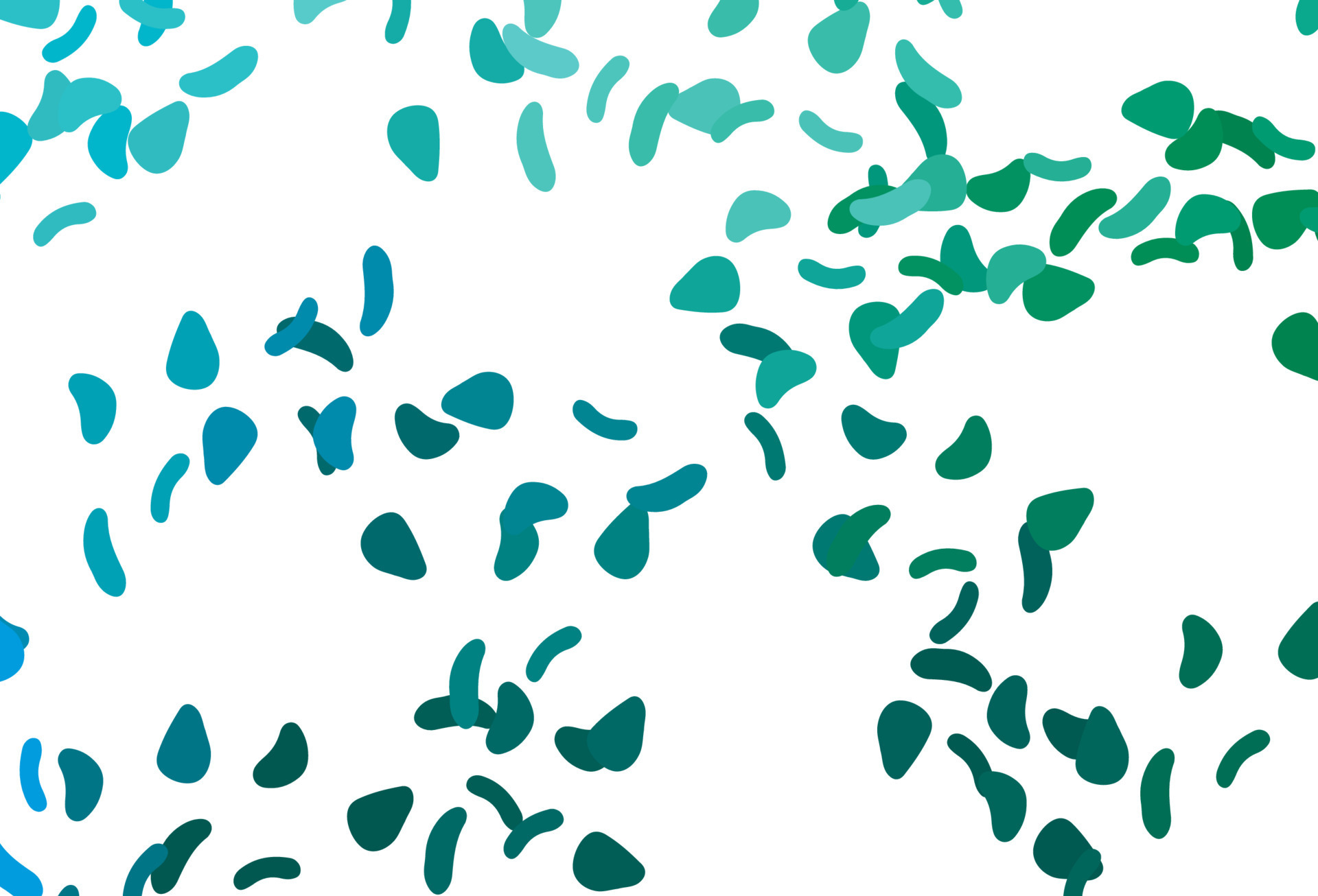 Light Blue Green Vector Pattern With Chaotic Shapes 10520794 Vector