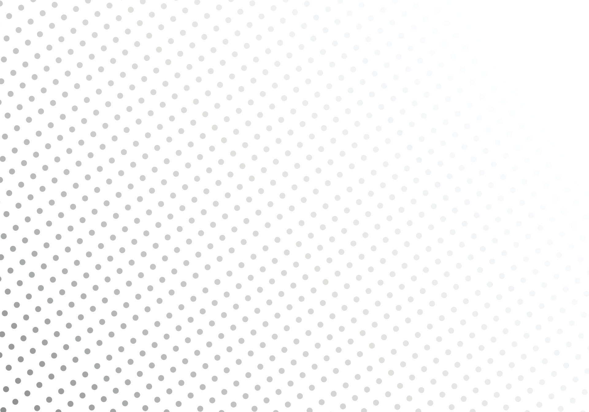 A Black And White Gradient Polka Dot Background Pattern Arranged At A Diagonal Angle On A White