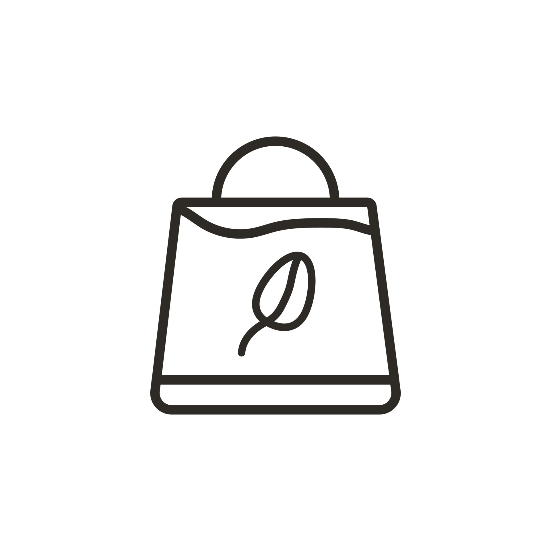 paper bag icon. go green design vector illustration. 10525043 Vector Art at Vecteezy