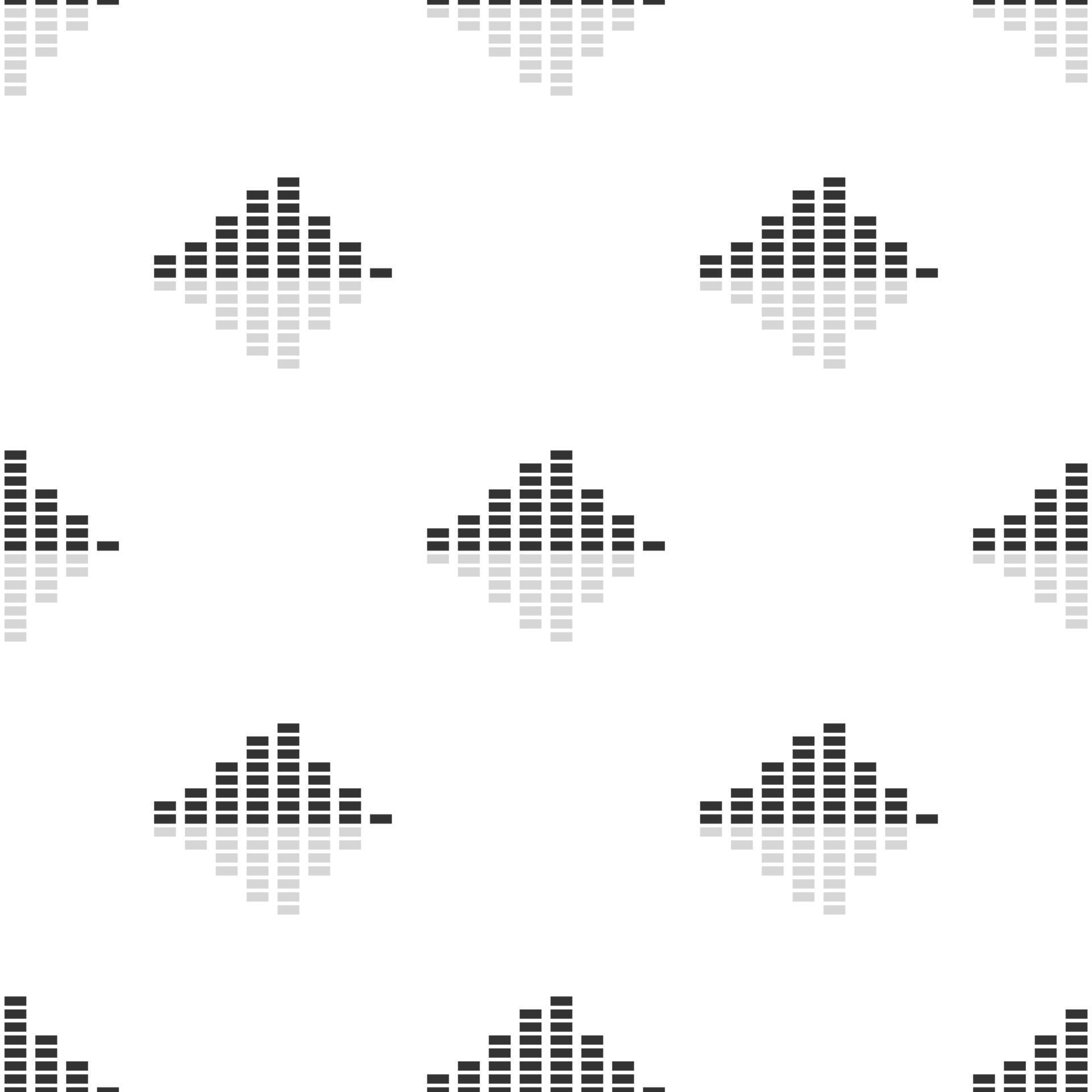 Seamless pattern with equalizer icons on white background. Music recording studio template ...