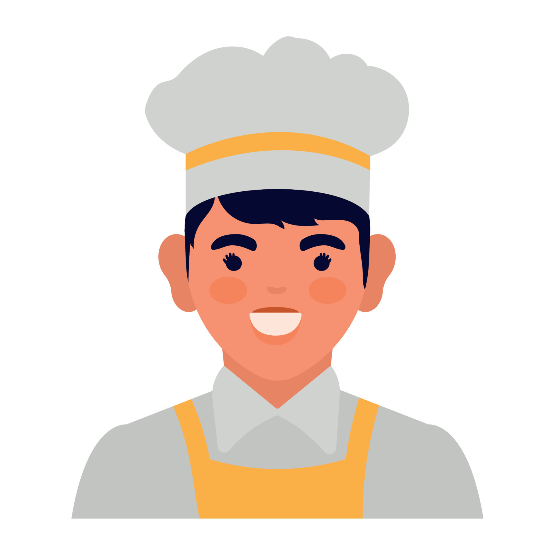 professional man chef worker 10527346 Vector Art at Vecteezy