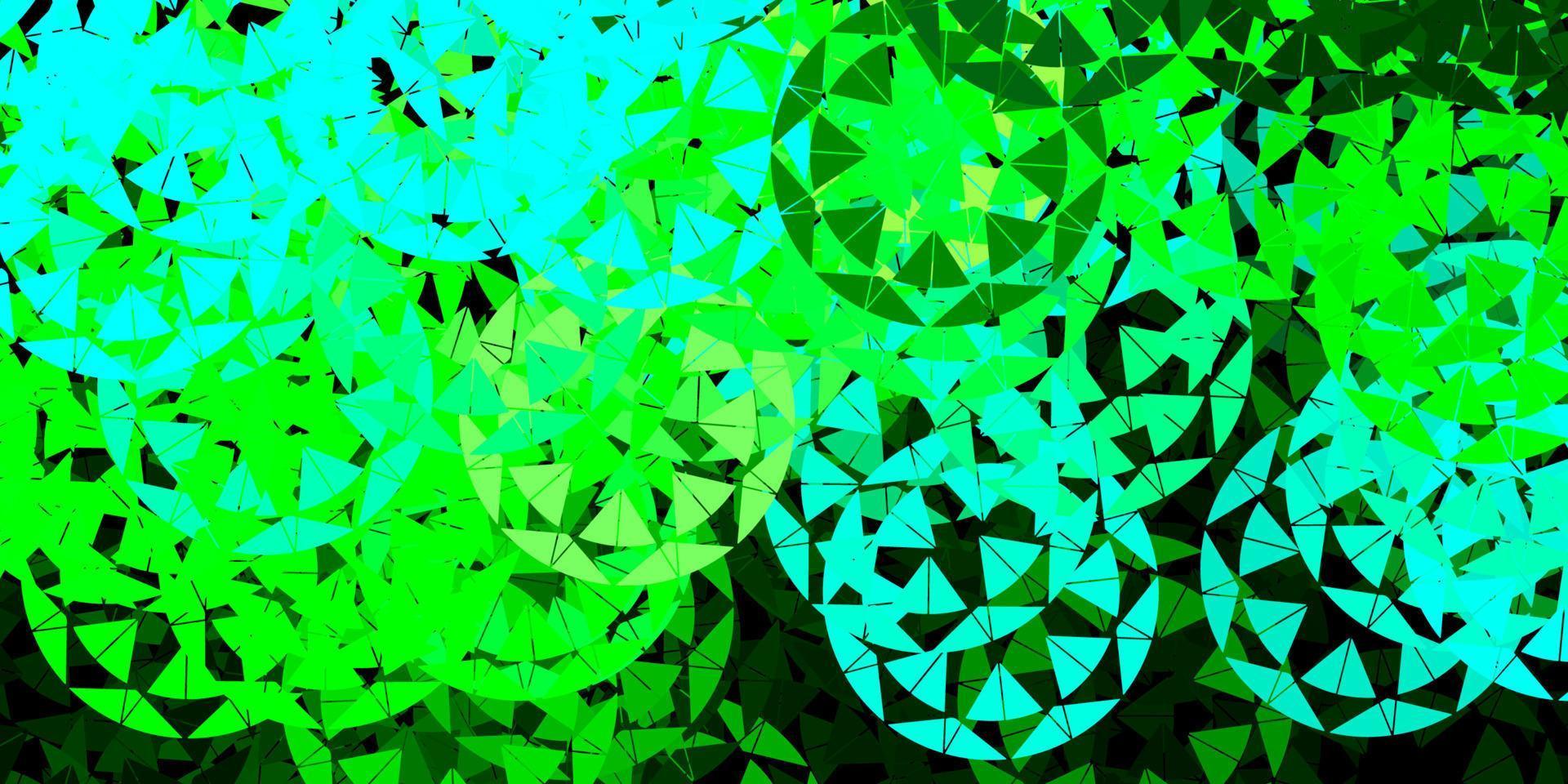 Light Blue Green Vector Template With Triangle Shapes 10533777 Vector