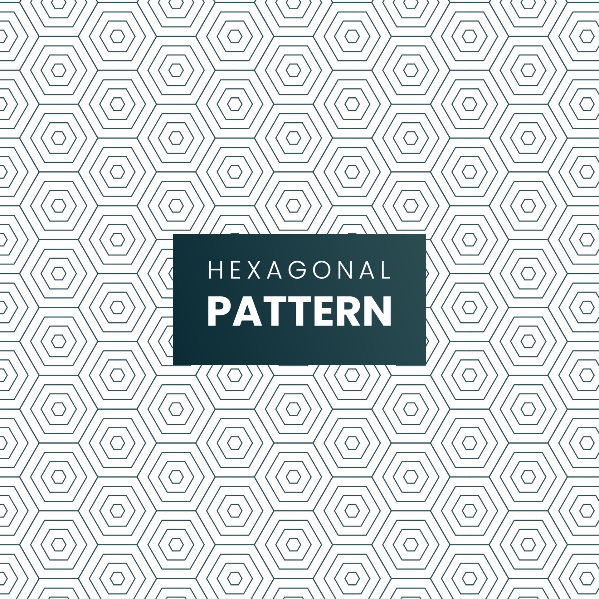 Modern Hexagonal Pattern Background with inside outline repetition ... Modern Hexagonal Pattern Background with inside outline repetition ...