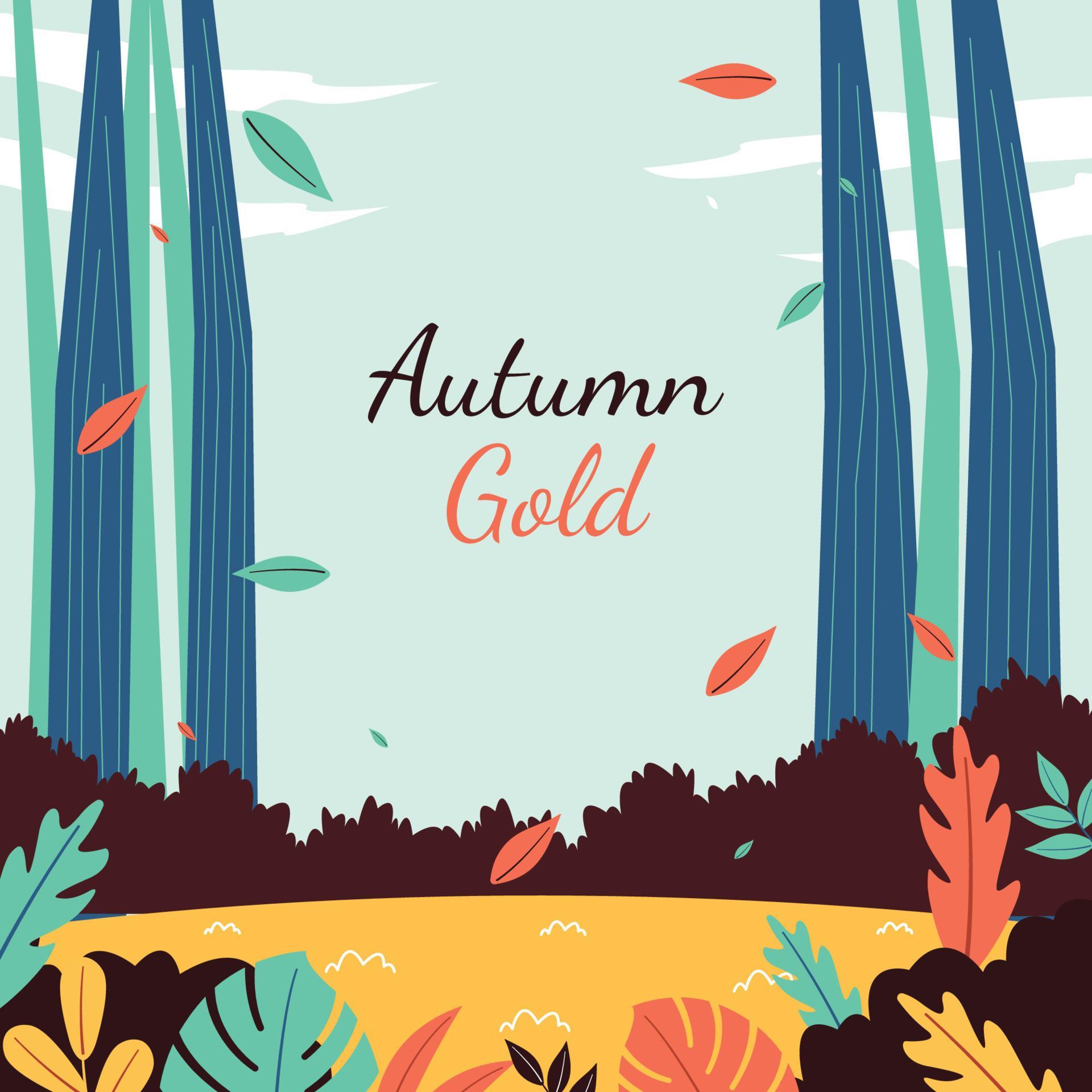 Fallen Leaf Beautiful Fall Autumn Nature Background 10551659 Vector Art ...