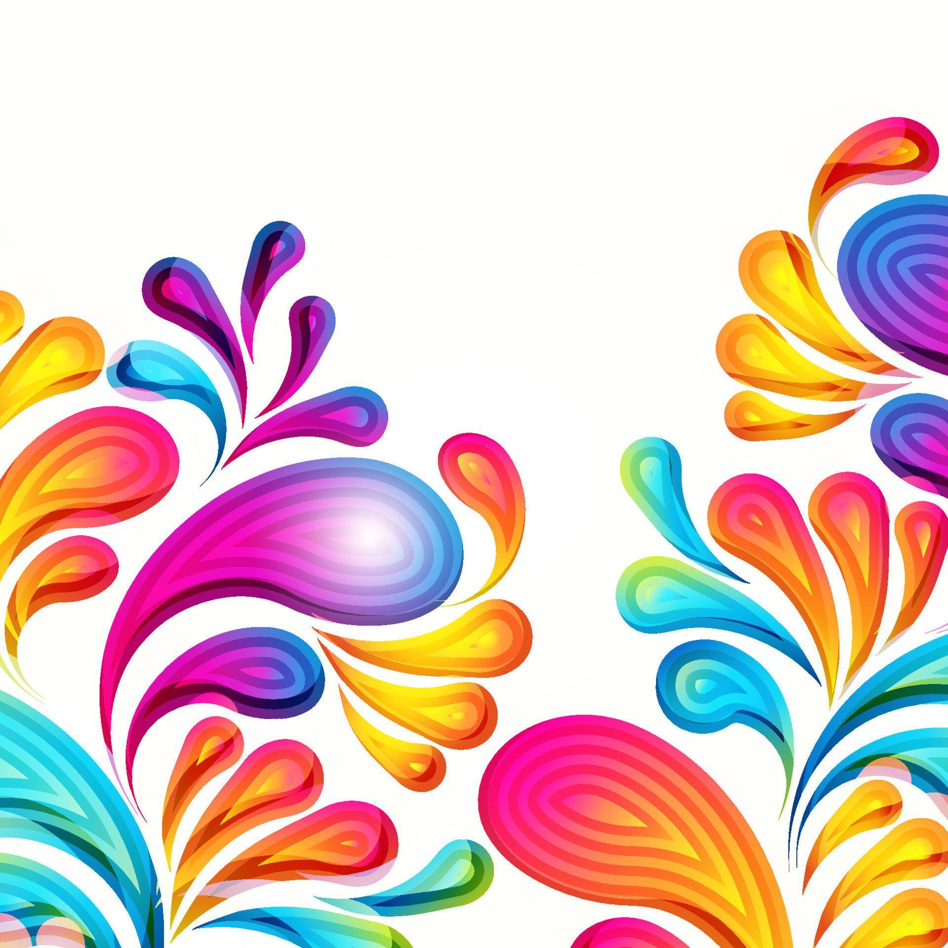 Abstract vector colorful arc-drop background. Color graphic elements ...