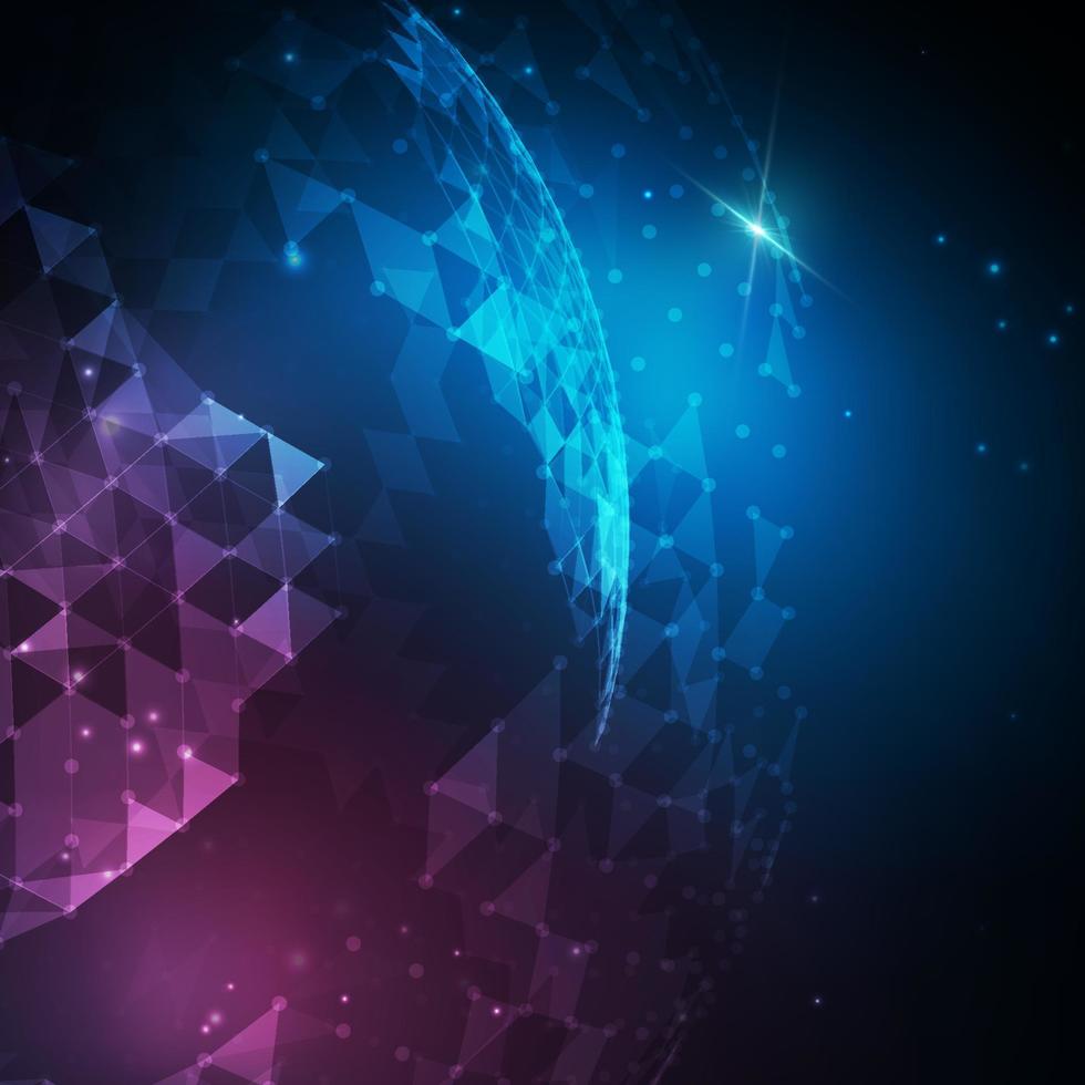 Music Background Line Flow Vector Particle Big Data Visualisation Of