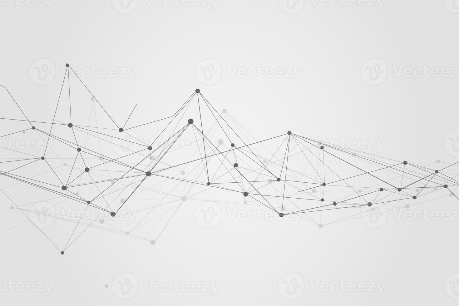Abstract Connecting Dots Polygonal Background Connection Technology Design 10554787 Stock