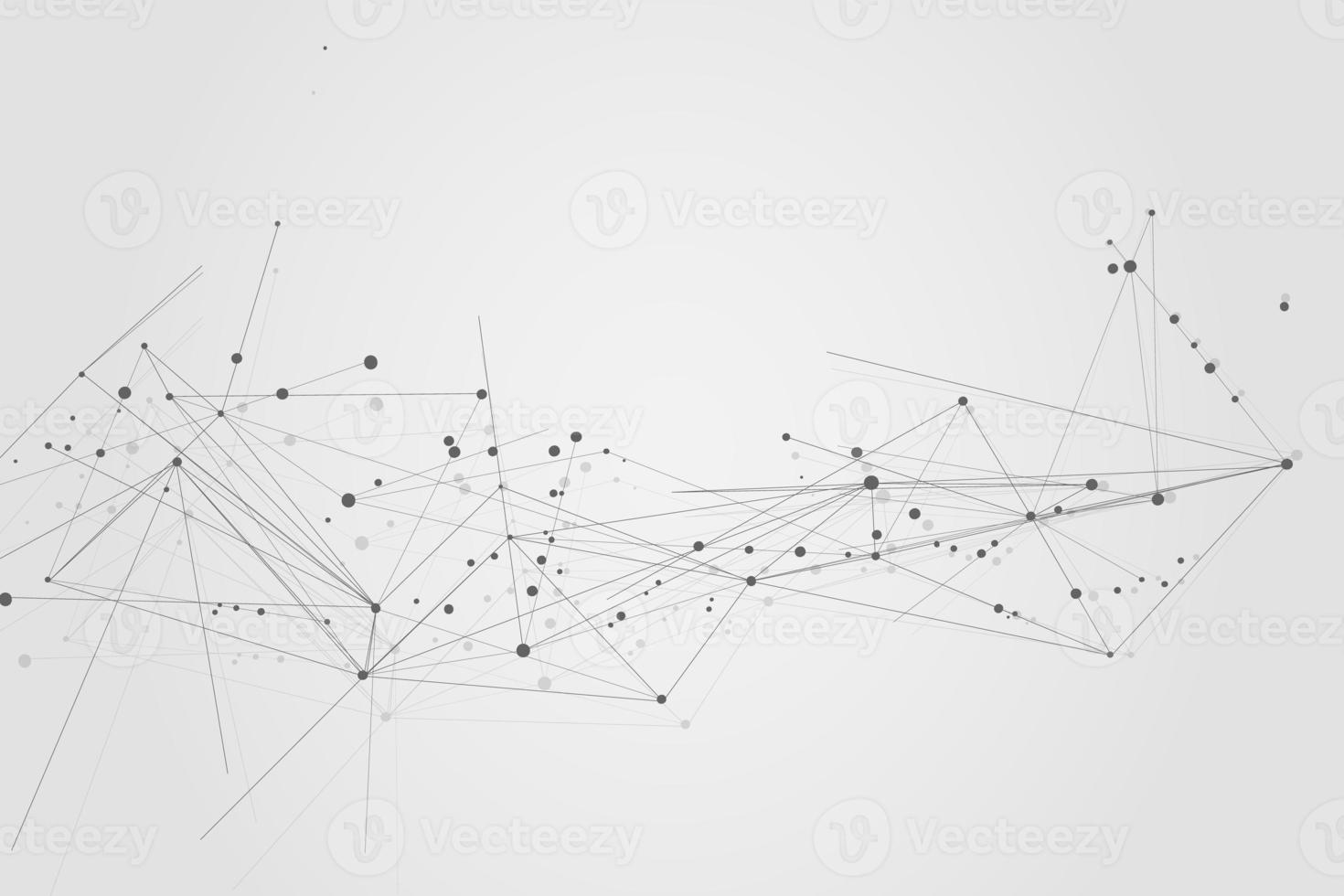 Abstract Connecting Dots Polygonal Background Connection Technology