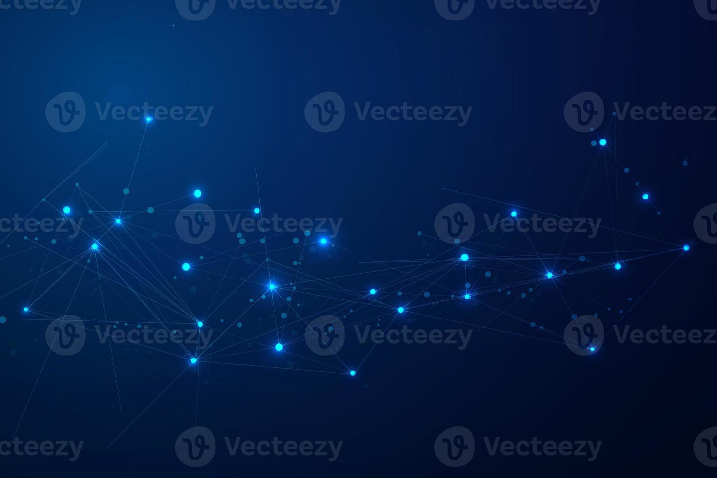 Abstract Connecting Dots Polygonal Background Connection Technology Design 10554829 Stock