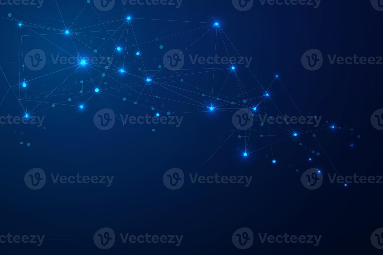 Abstract Connecting Dots Polygonal Background Connection Technology Design 10554895 Stock