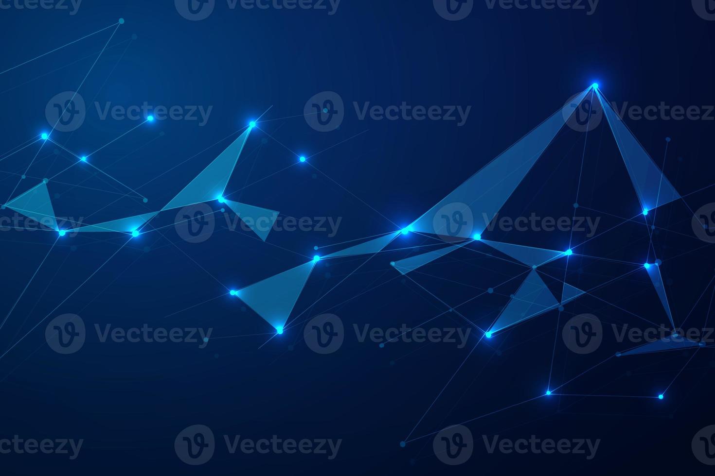 Abstract Connecting Dots Polygonal Background Connection Technology Design 10554897 Stock