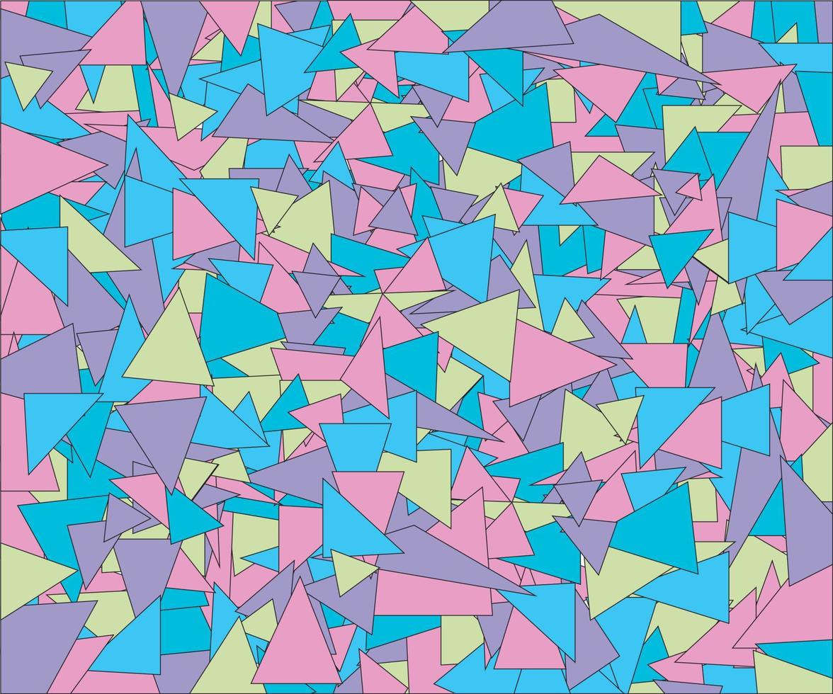 Abstract Background Of Multicolored Triangle Shapes 10567744 Vector Art