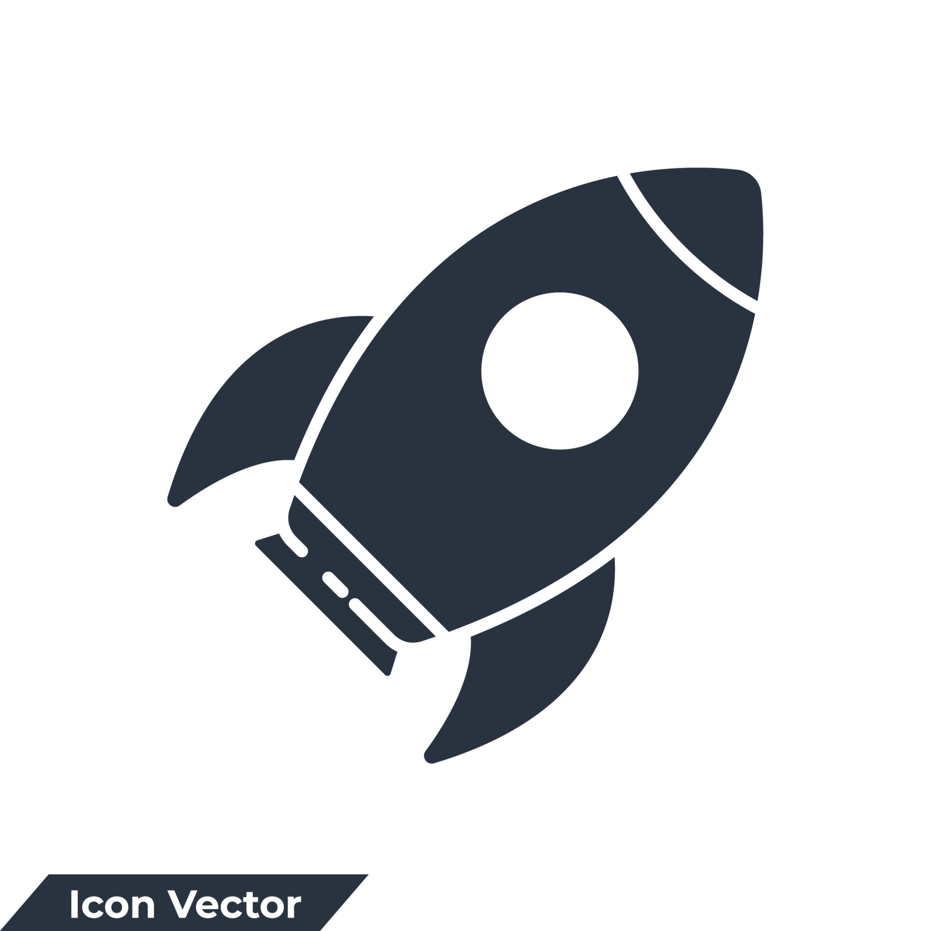 rocket icon logo vector illustration. startup symbol template for ...