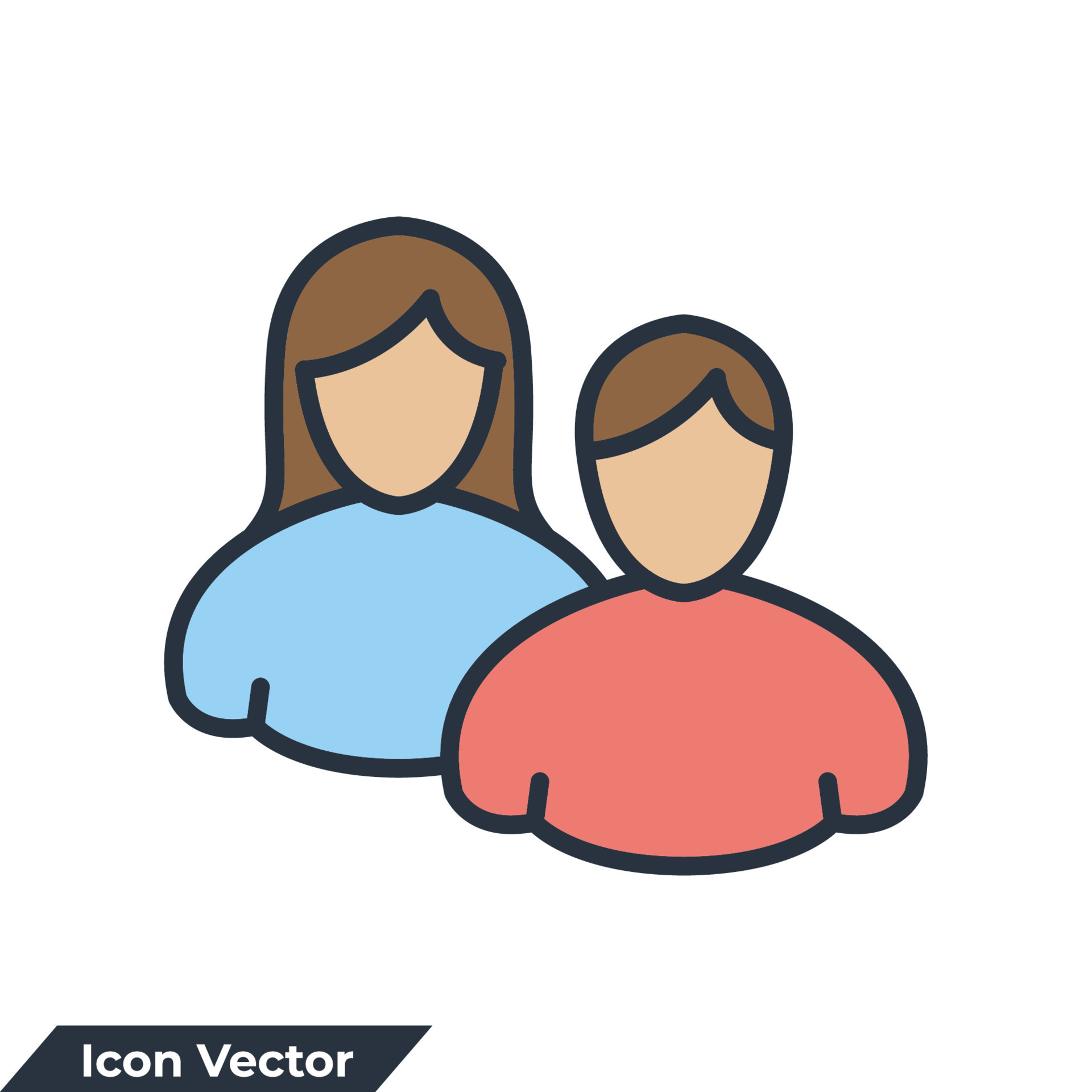 User group icon logo vector illustration. customer symbol template for ... User group icon logo vector illustration. customer symbol template for ...