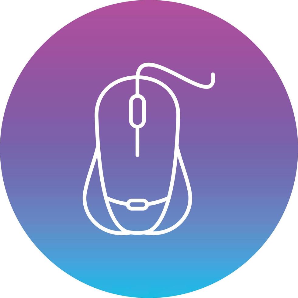 Mouse Gradient Circle Line Inverted Icon 10584543 Vector Art At Vecteezy