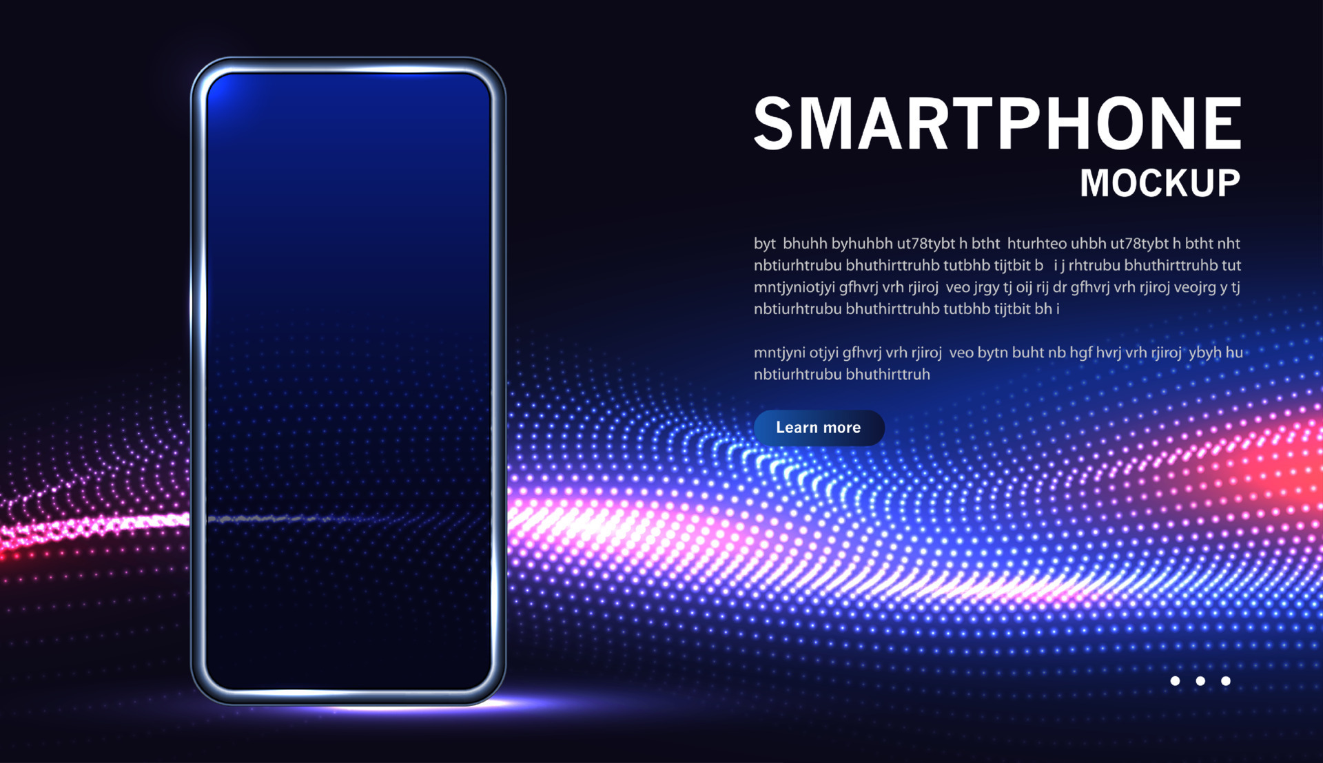 Smartphone Mockup Device Ui Ux Mockup For Presentation Modern Template For Infographics Or