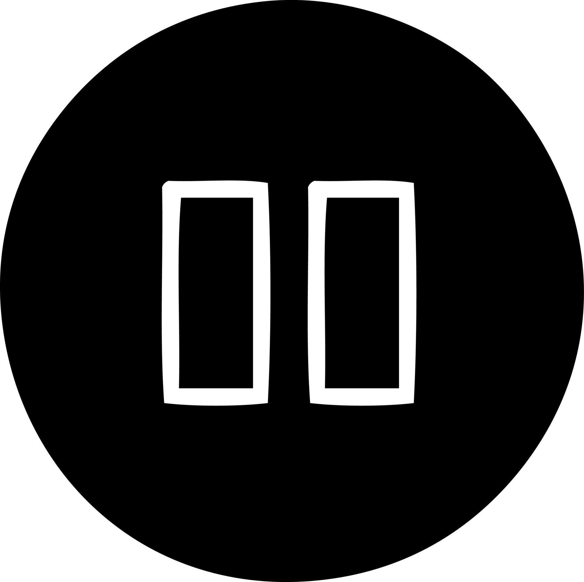 botón de pausa de símbolo plano 10589030 Vector en Vecteezy