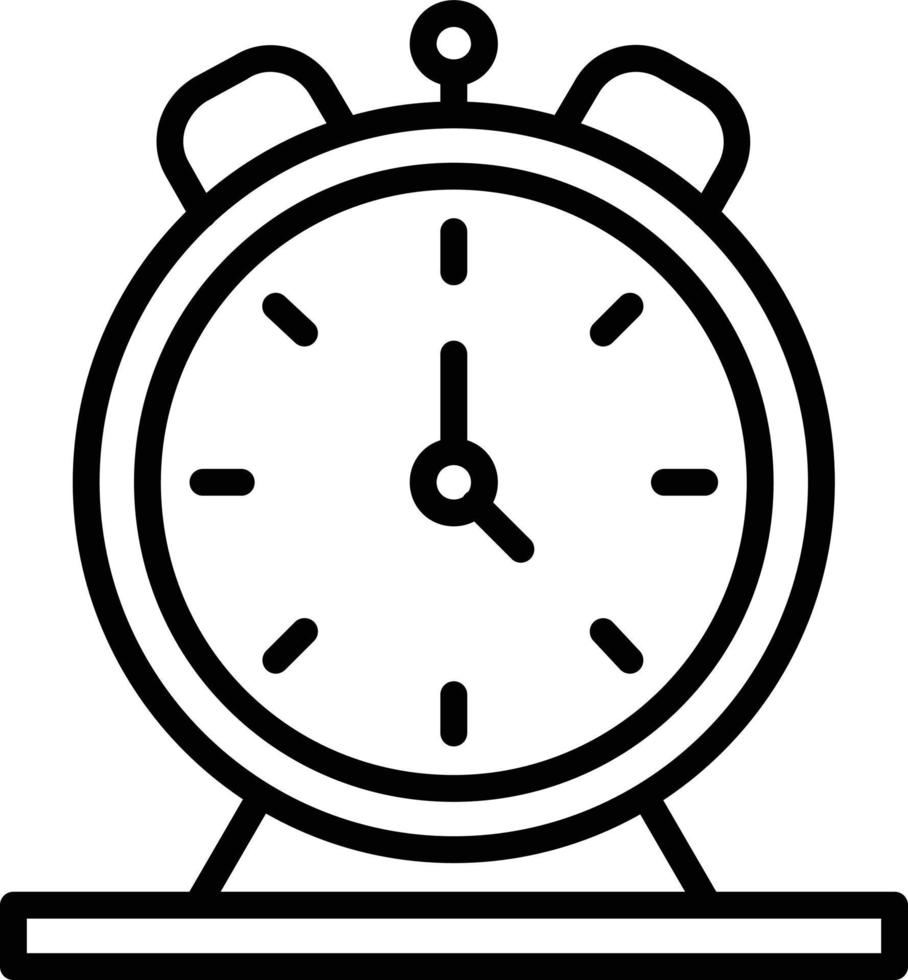 Alarm Clock Line Icon 10594258 Vector Art at Vecteezy Alarm Clock Line Icon 10594258 Vector Art at Vecteezy