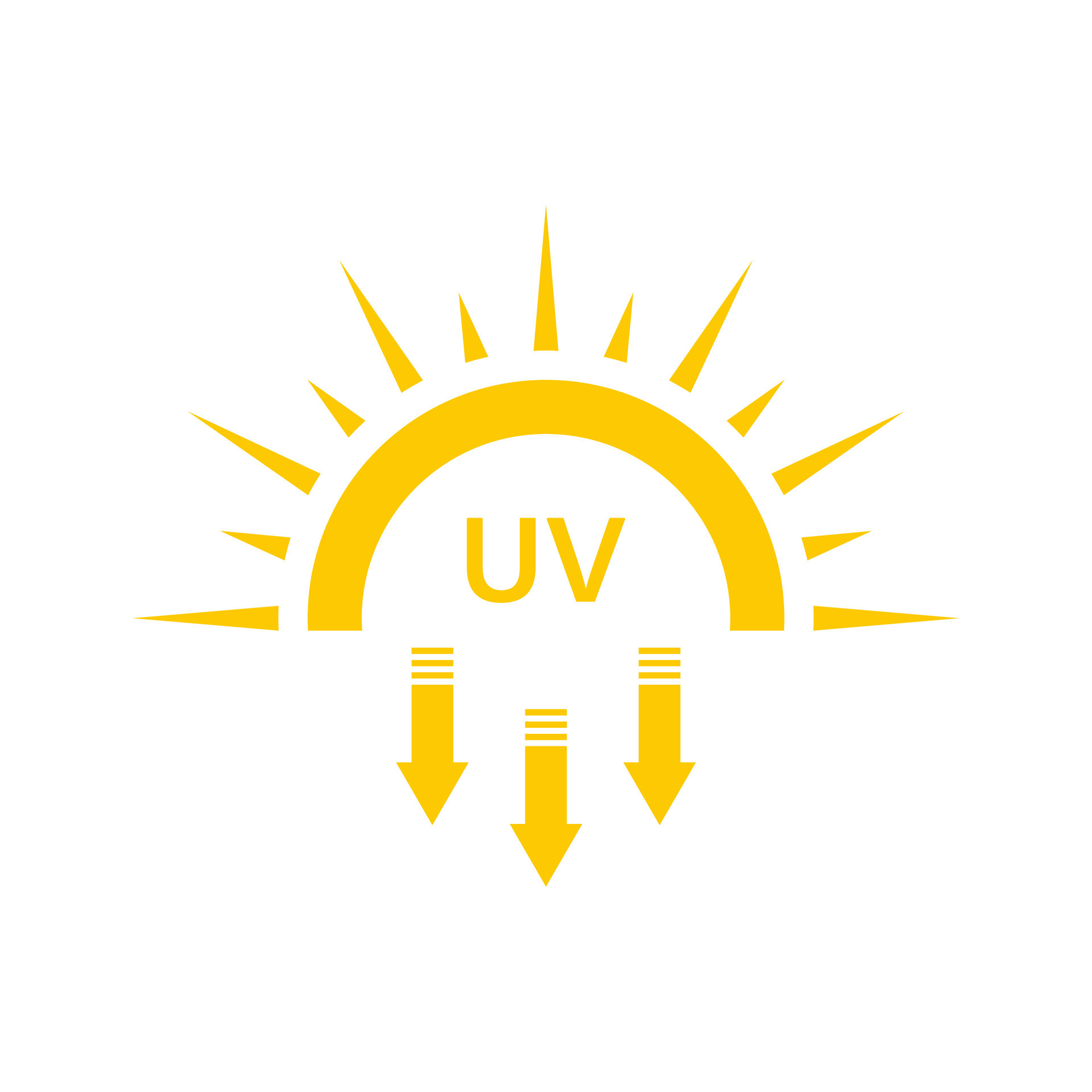 rayos ultravioleta silueta icono amarillo. la flecha UV del sol protege ... rayos ultravioleta silueta icono amarillo. la flecha UV del sol protege ...