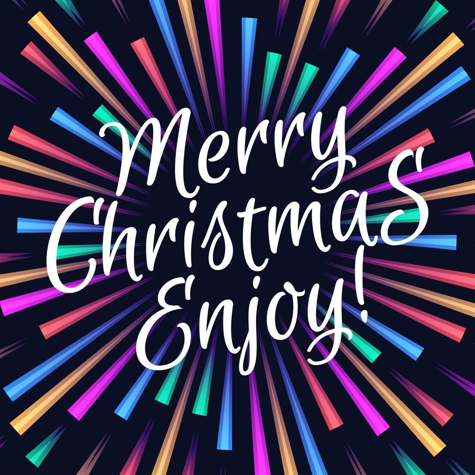 Merry Christmas enjoy greeting card 10597446 Vector Art at Vecteezy Merry Christmas enjoy greeting card 10597446 Vector Art at Vecteezy