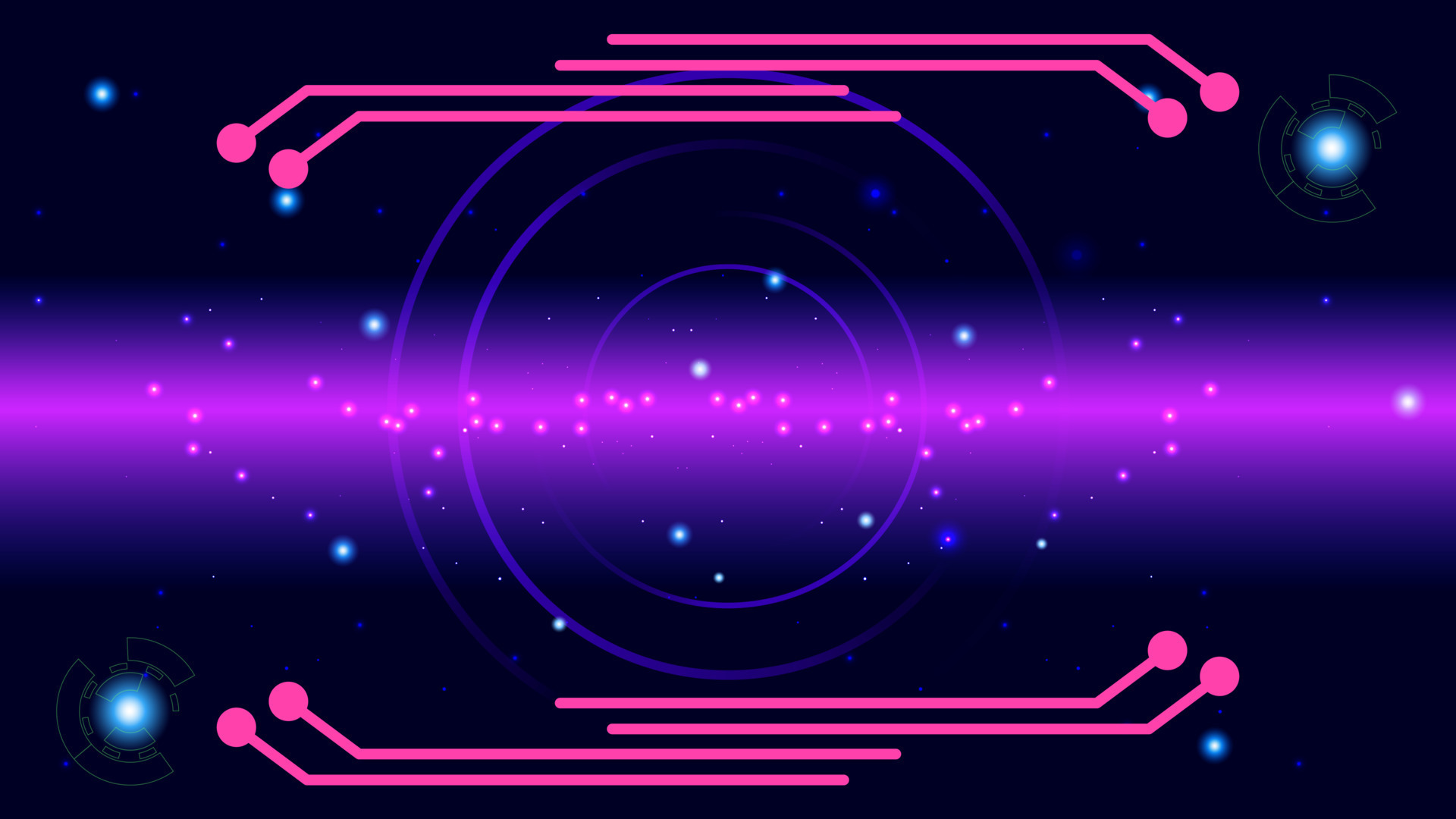 Ui Hi Tec Interface Blue Abstract Digital Technology With Glowing