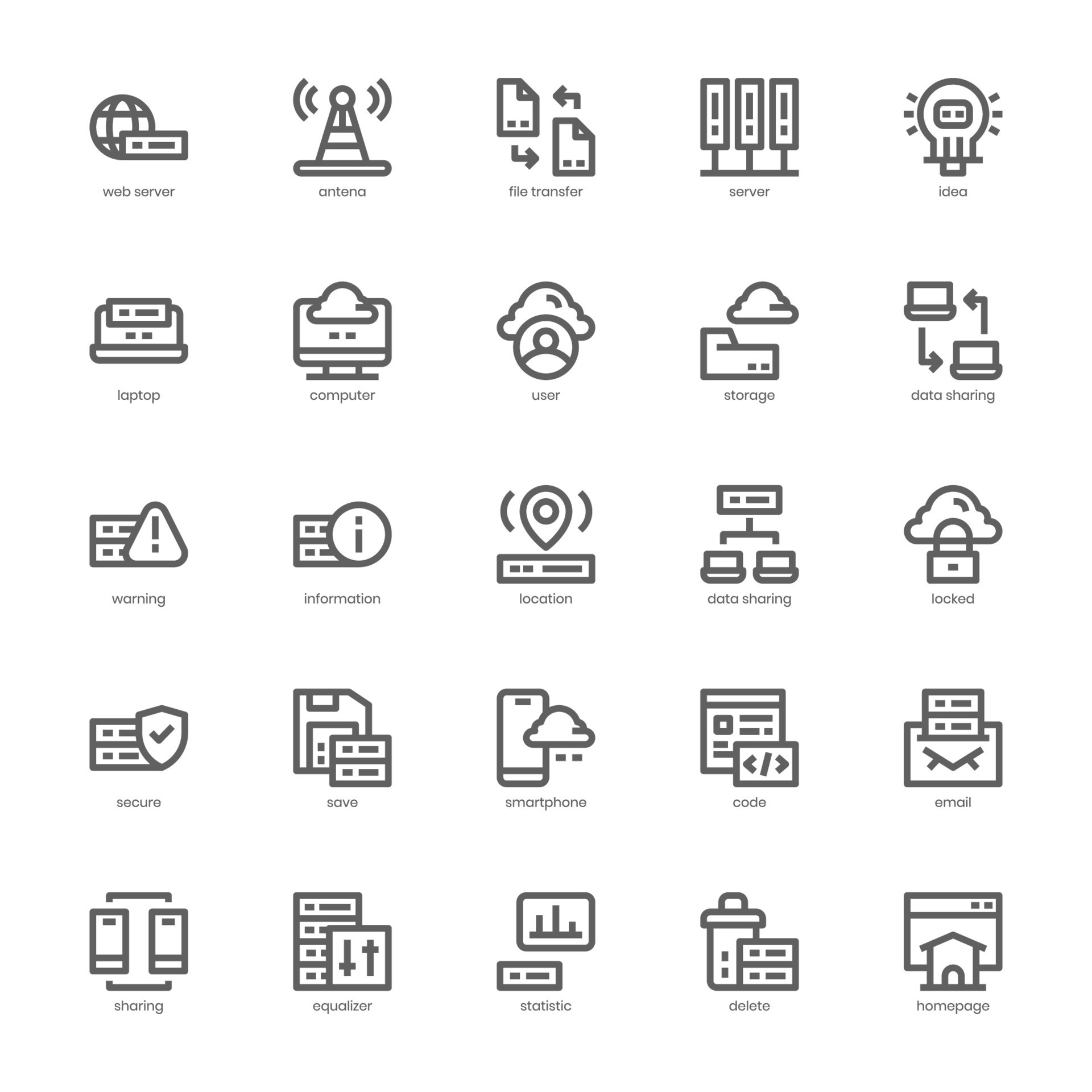 Web Hosting Icon Pack For Your Website Mobile Presentation And Logo Design Web Hosting Icon