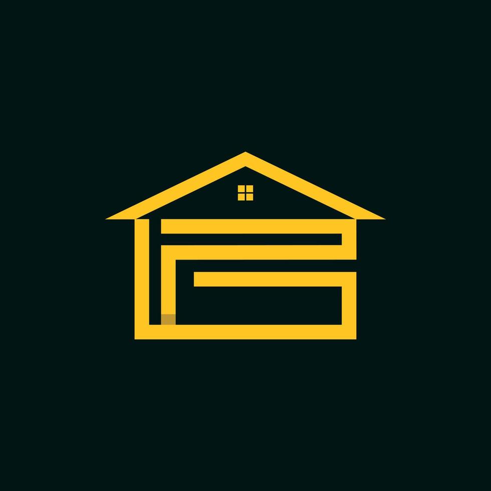 Letter PG Home Realty Modern Logo 10606285 Vector Art at Vecteezy