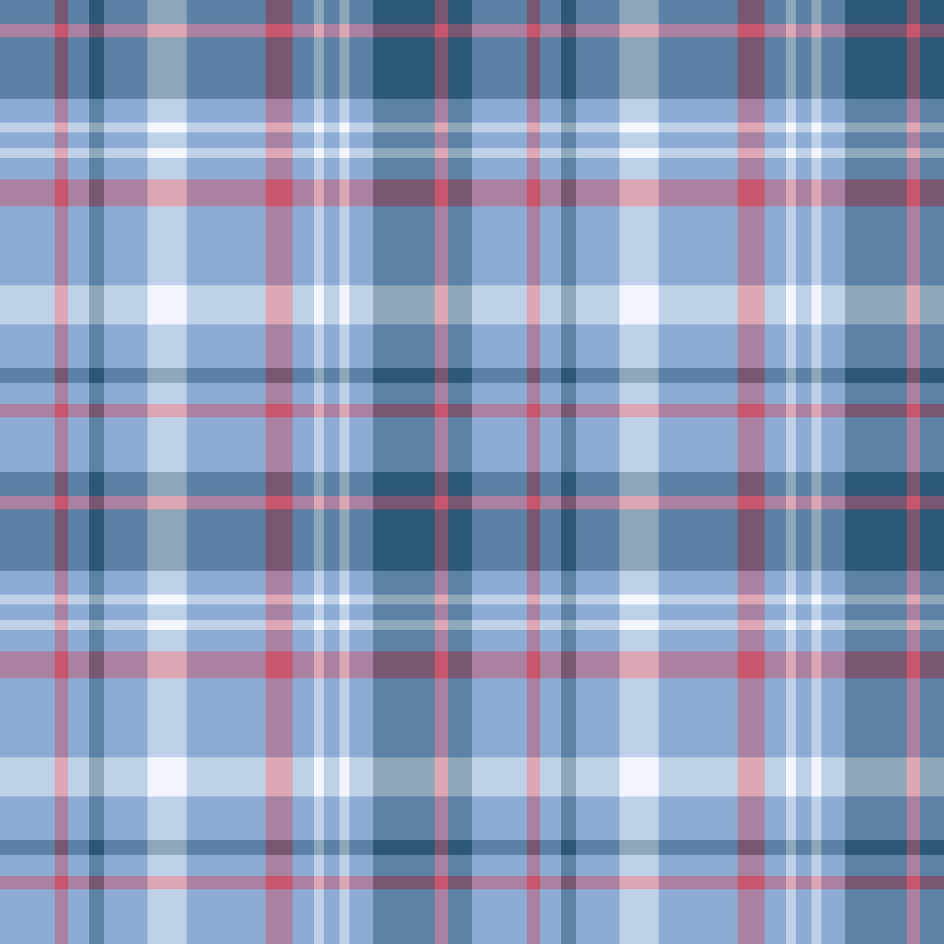 Seamless pattern in interesting light and dark blue, white and scarlet ...