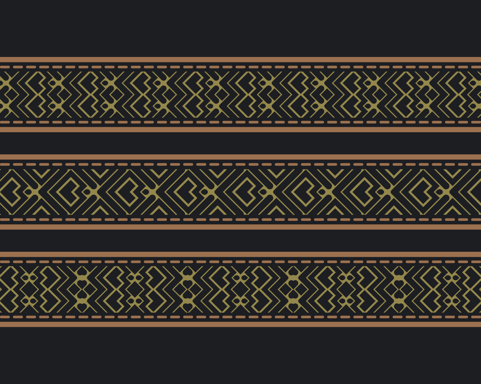 Ornament Style Ethnic Seamless Borders Set 10618696 Vector Art At Vecteezy