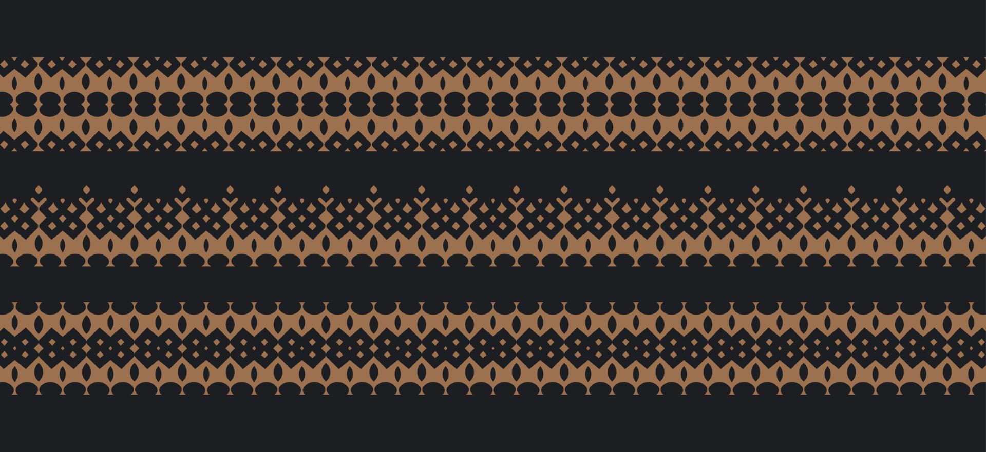 Ornament Style Ethnic Seamless Borders Set 10618743 Vector Art At Vecteezy