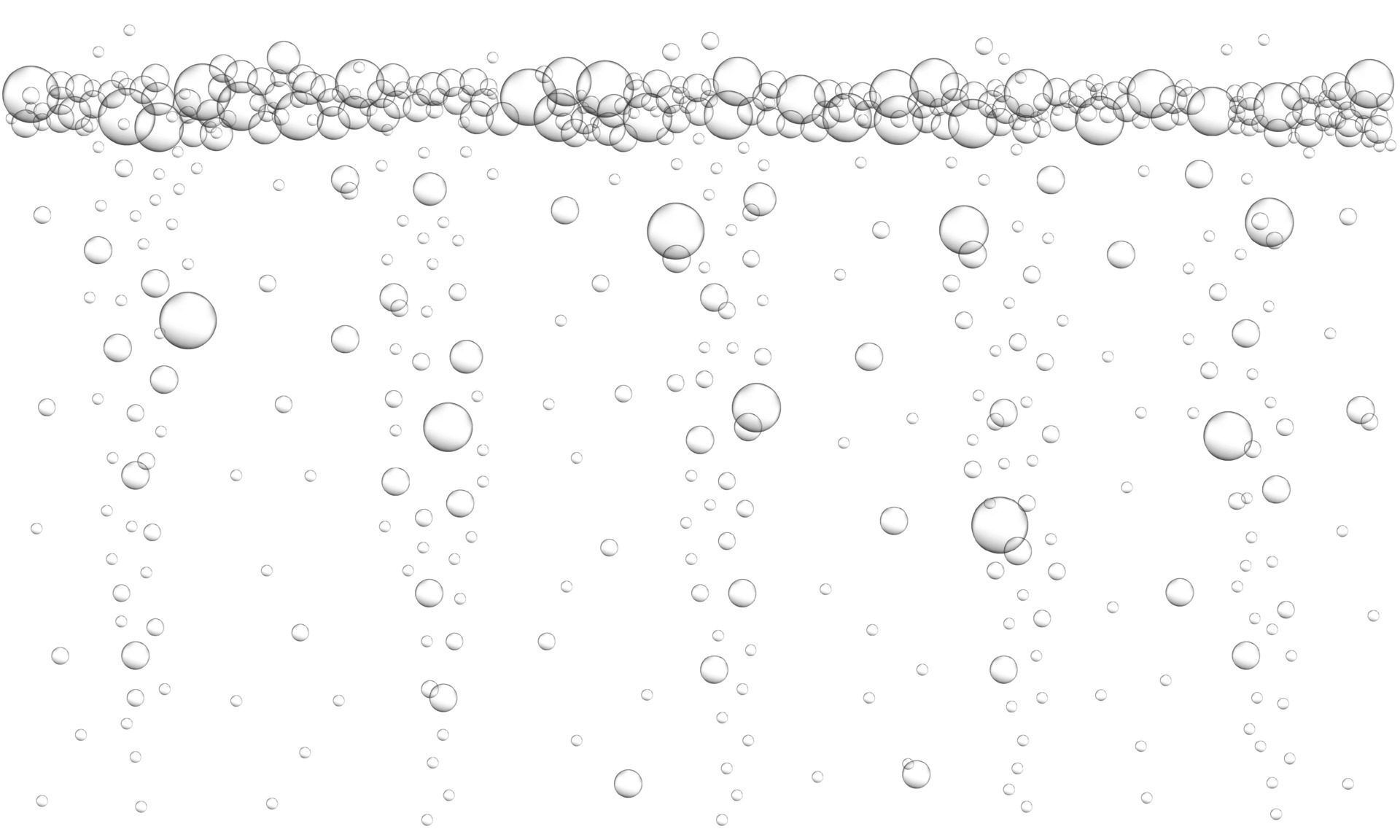 Fizzy drink, carbonated water, seltzer, beer, soda, champagne or sparkling wine texture. Oxygen ...